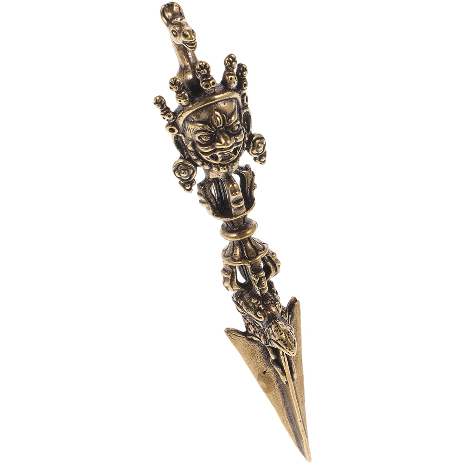 Vajra Pestle Shape Figurine Exquisite Vajra Pestle Decor Retro Vajra ...