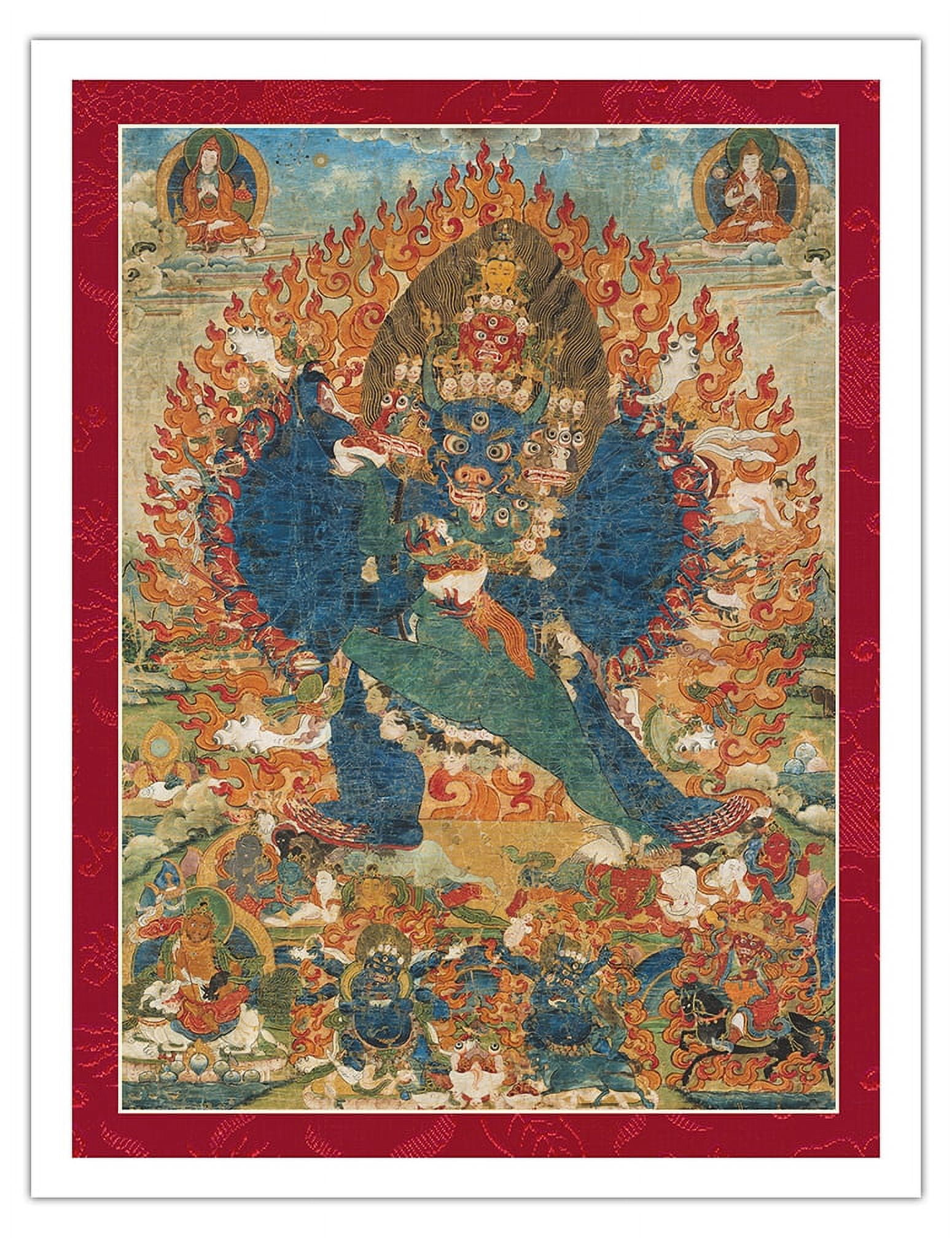 Vajrabhairava with Consort Vajravetali - Buddhist Tantric Deities ...