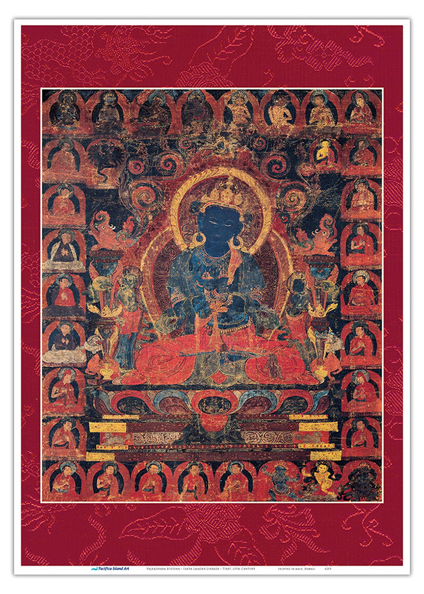 Vajradhara Buddha and the Sakya Lamdre Lineage - Buddhist Deity ...