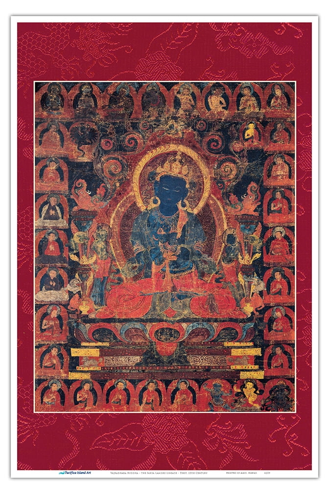 Vajradhara Buddha and the Sakya Lamdre Lineage - Buddhist Deity ...