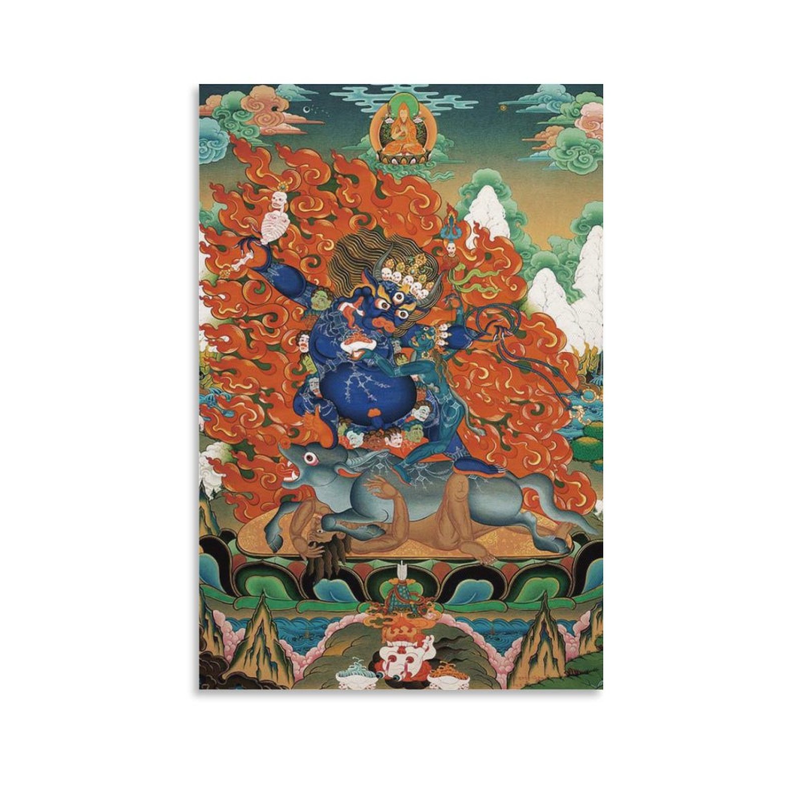 Vajrakila Tibetan Thangka Painting Poster (5) Print Photo Art Painting ...