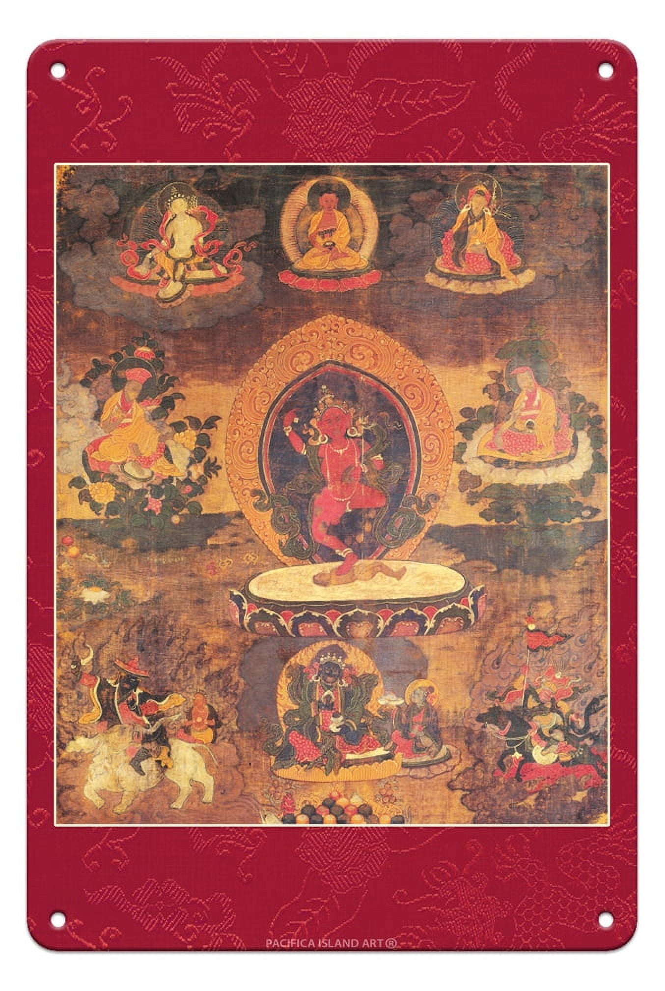 Vajrayogini - Buddhist Tantric Deity in Dancing Posture - Vintage ...