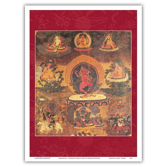 Chemchog Heruka with Consort - Buddhist Tantric Deity - Vintage Tibetan ...