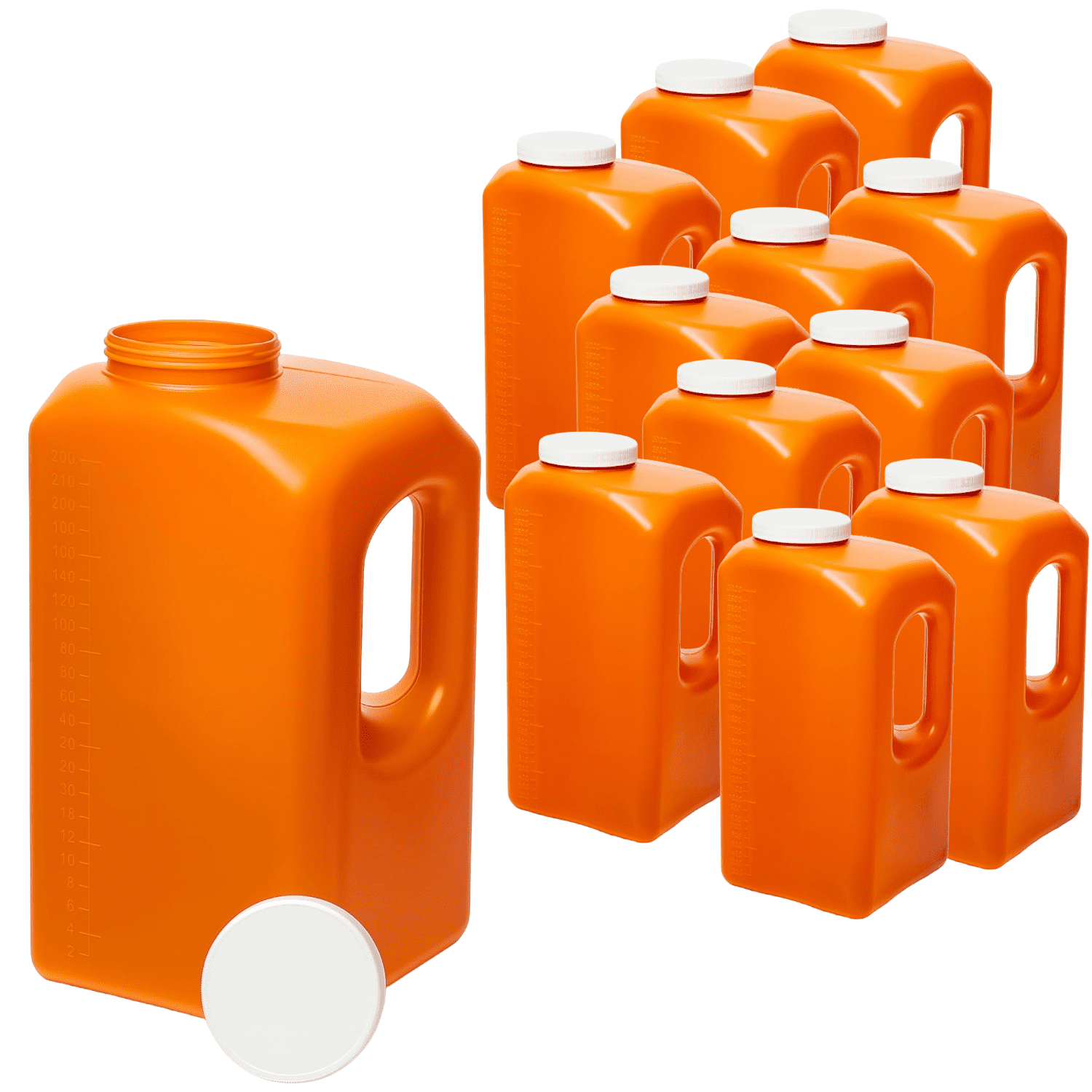 Vakly 96 oz Urine Collection Bottles - 24-Hour Containers with Screw ...
