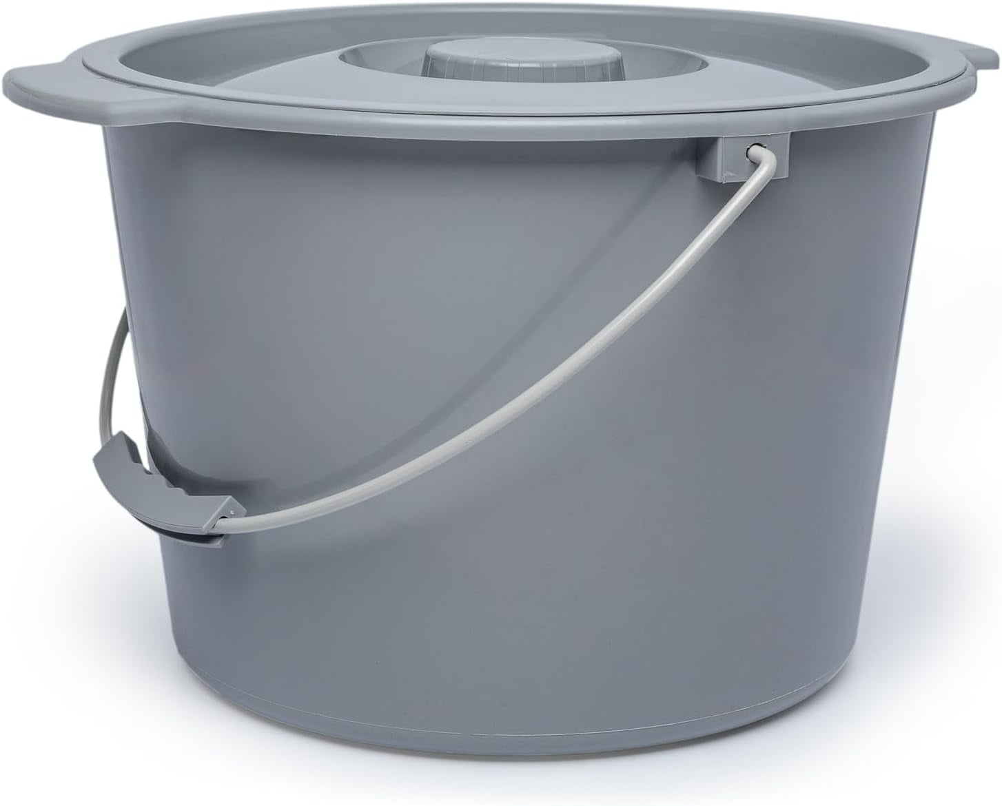 Vakly Commode Bucket with Lid and Handle - Replacement Pail - 8 Quart ...