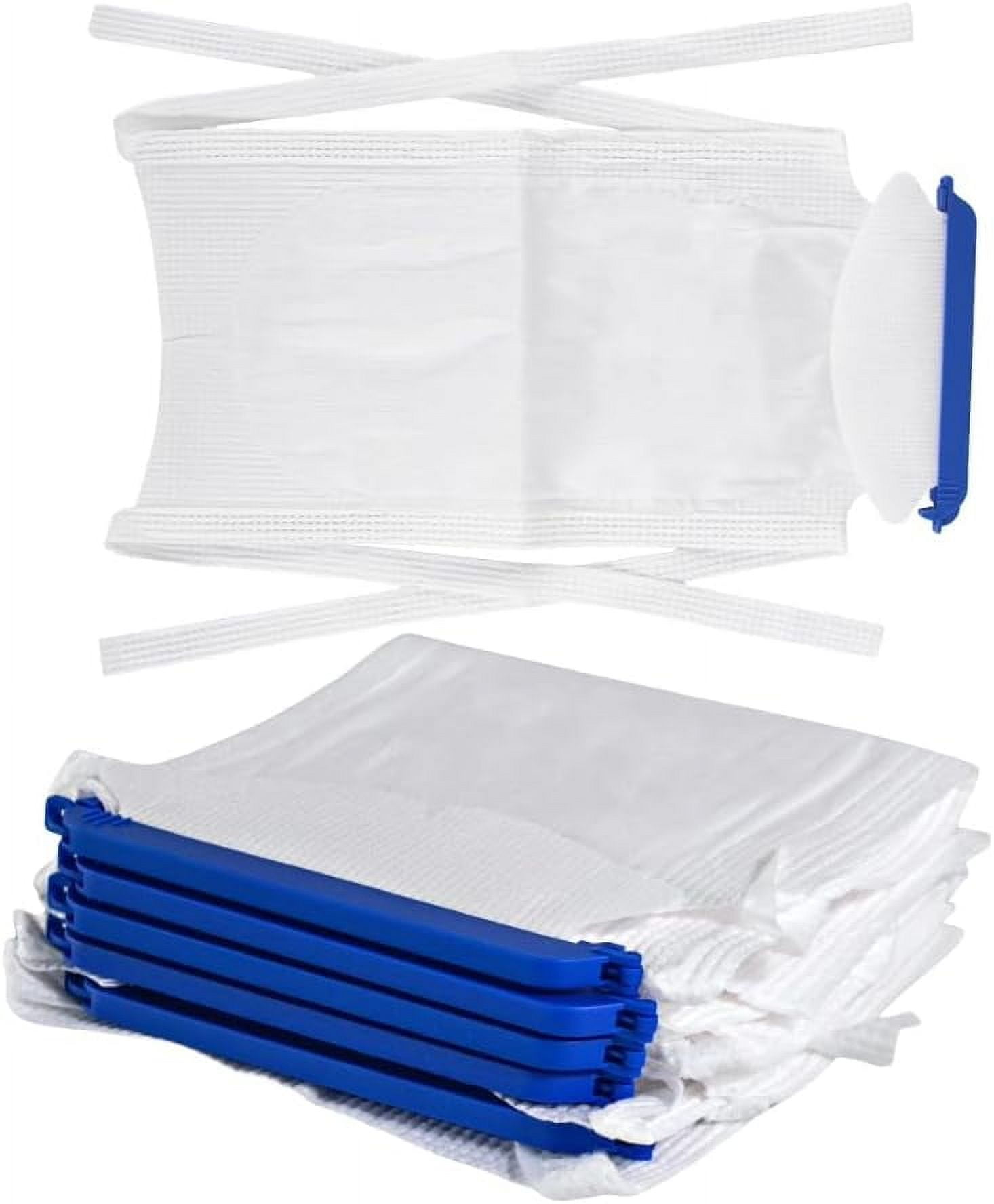Vakly Refillable Ice Bags with Clamp Closure - Soft Reusable Icepack ...