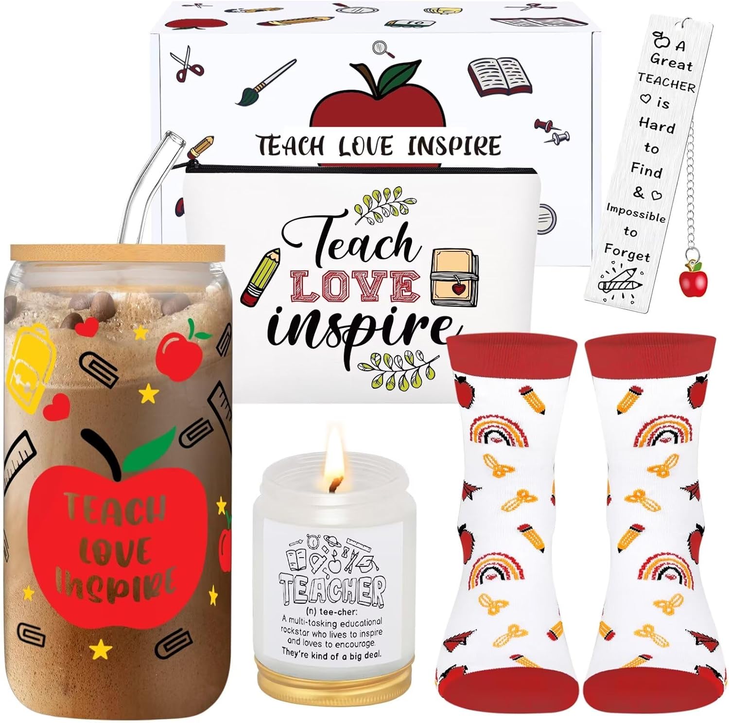 Vakuny 5 Piece Teacher Gifts Bulk - Best Teacher Appreciation Gift Boxes From Students - Back to ...