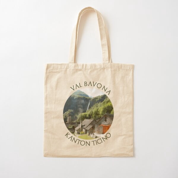 Val Bavona Cotton Tote Bag Canvas Tote Bag, Family Gift For Mother, Her ...