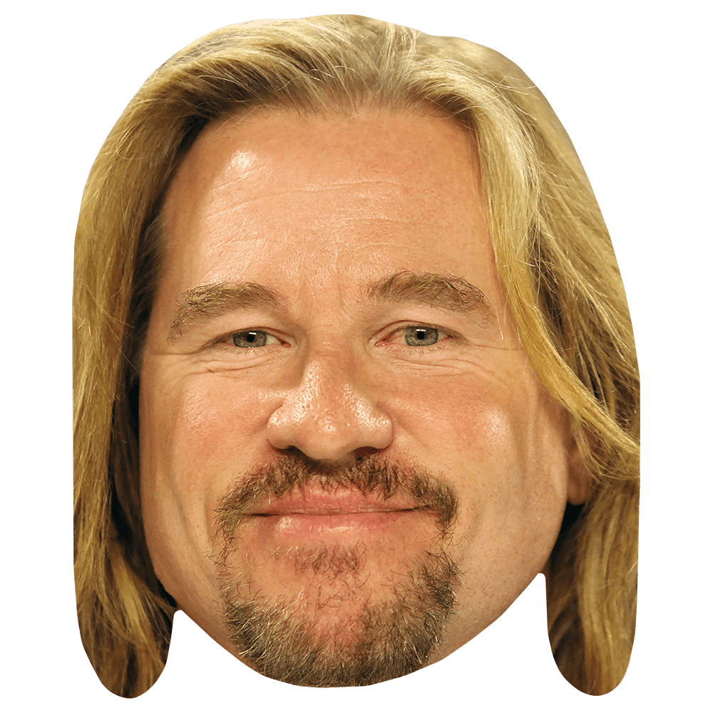 Val Kilmer (Long Hair) Flat Cardboard Face - Walmart.com