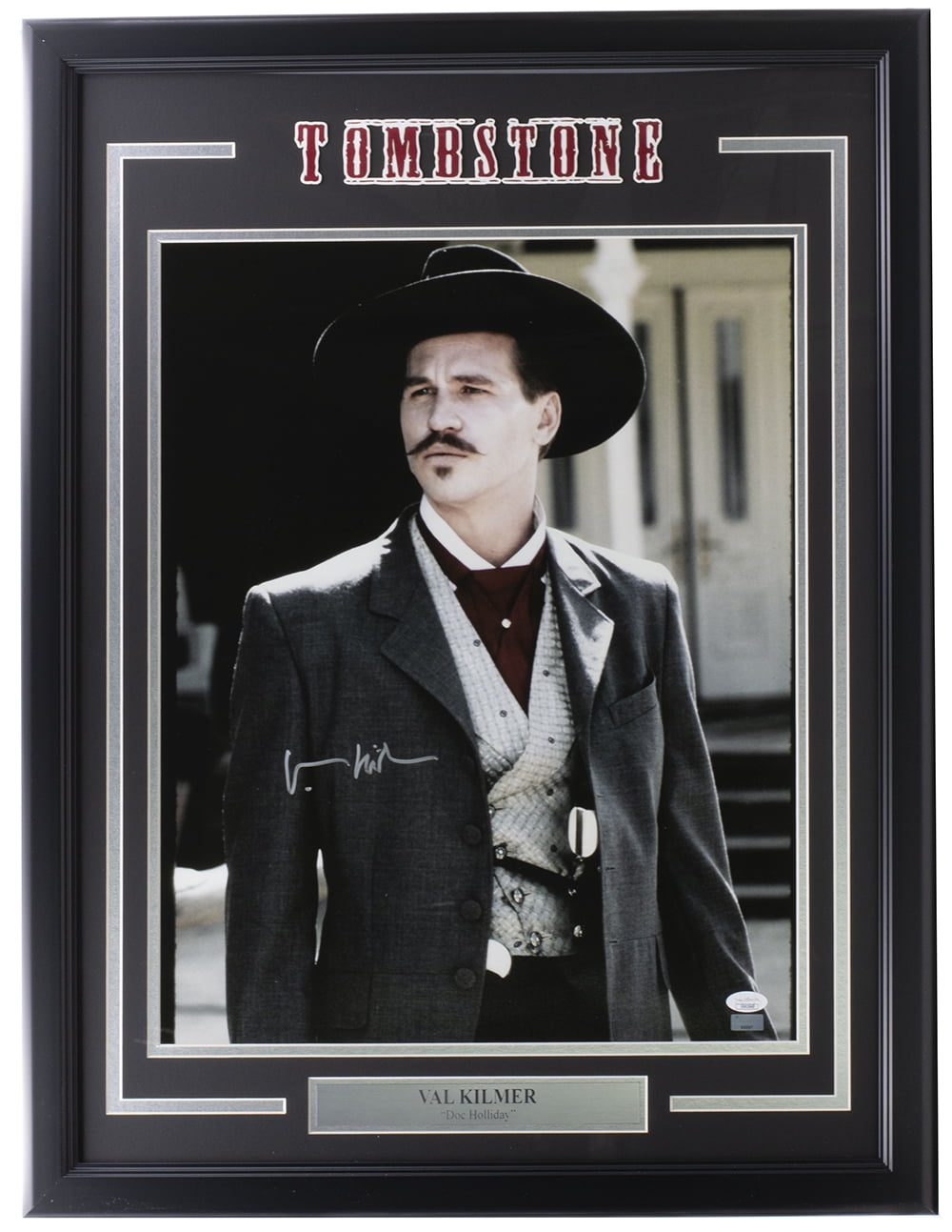 Val Kilmer Signed Framed 16x20 Tombstone Doc Holiday Movie Photo JSA ...