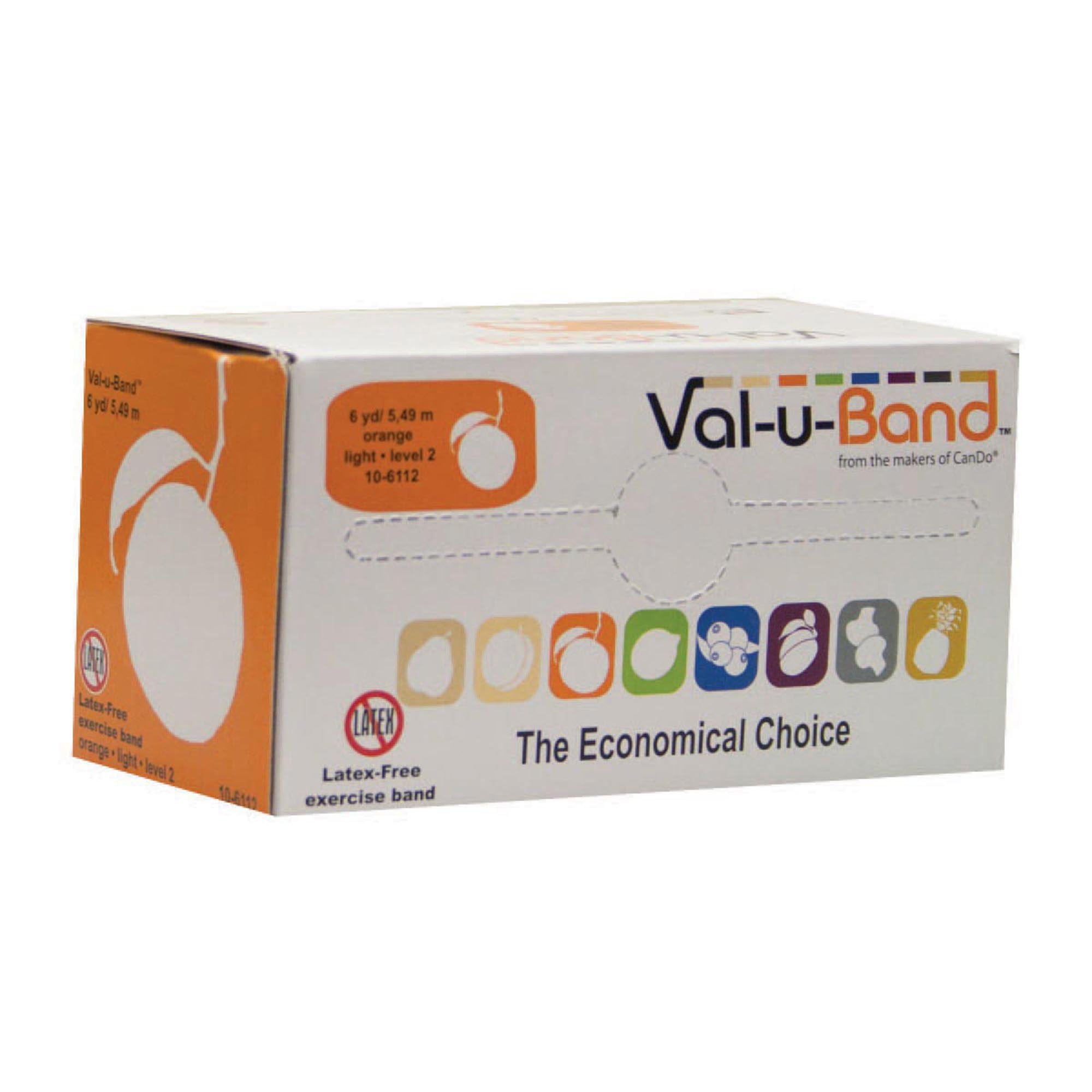 Val-U-Band Latex Free Exercise and Fitness Band - 6 yard - Walmart.com