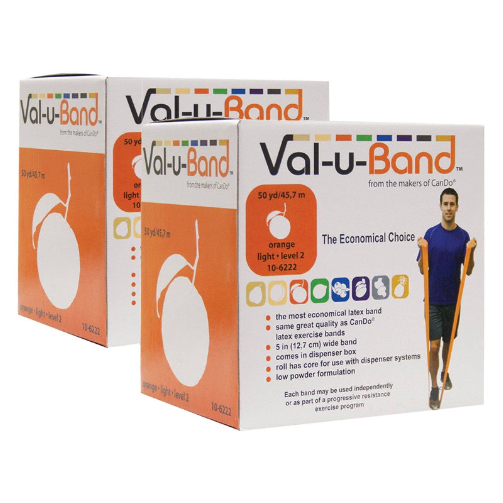 Val-U-Band Low Powder Exercise Fitness Band - 50 yard - Walmart.com