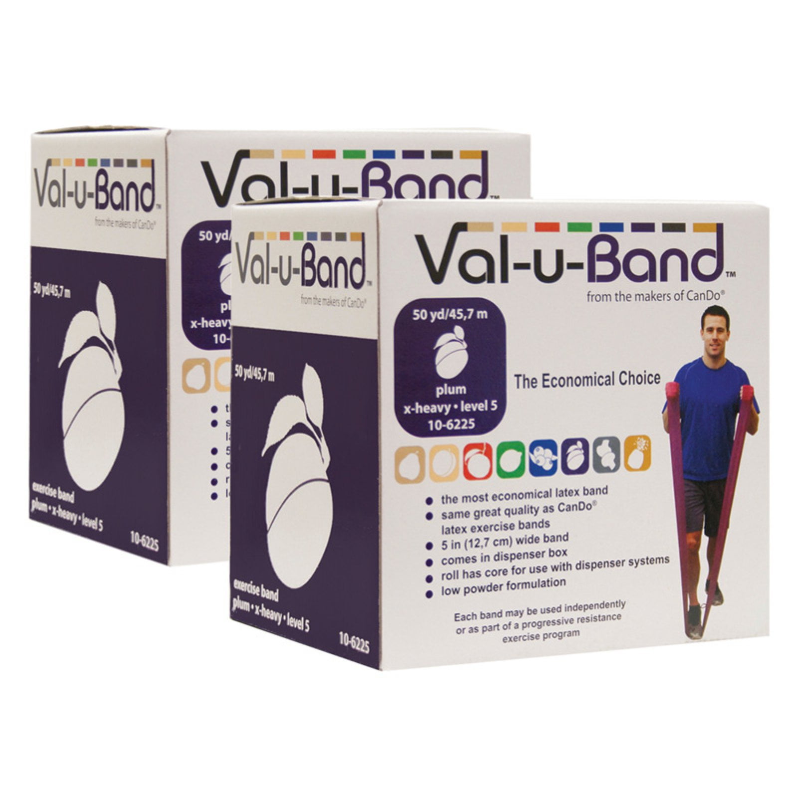 Val-U-Band Low Powder Exercise Fitness Band - 50 yard - Walmart.com