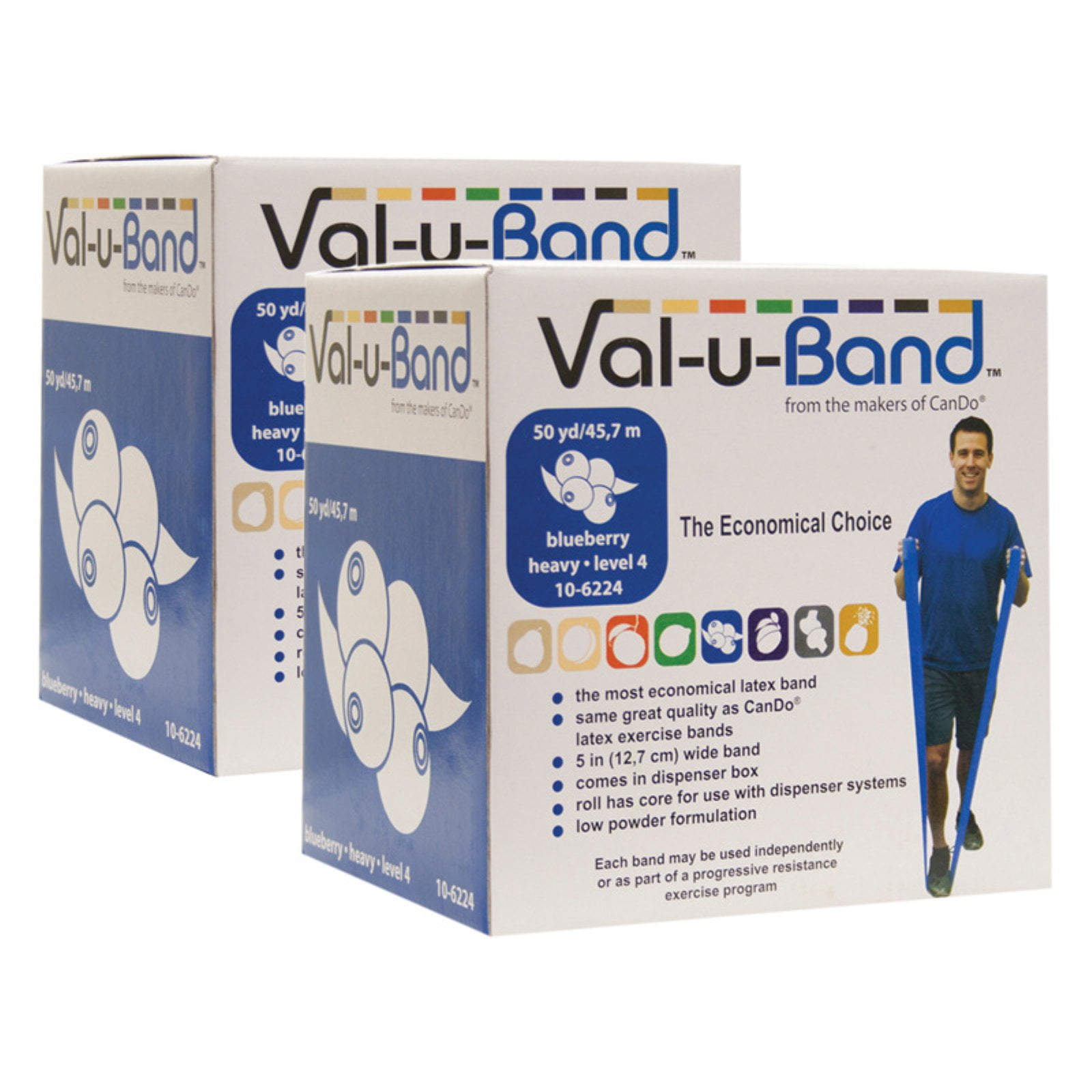 Val-U-Band Low Powder Exercise Fitness Band - 50 yard - Walmart.com