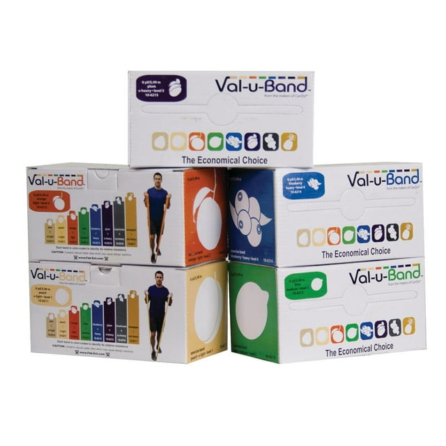 Val-U-Band Low Powder Exercise Fitness Band - 6 yard - Walmart.com