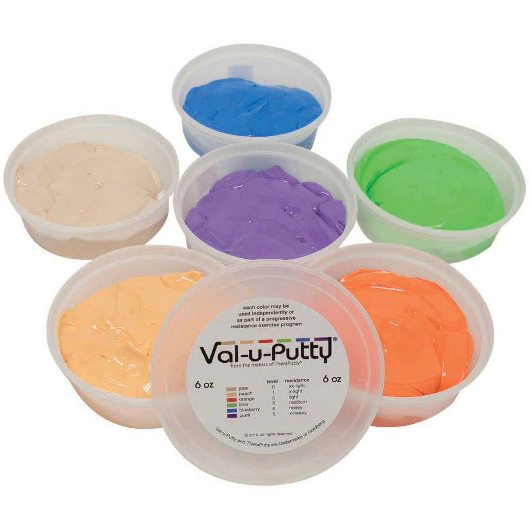 Val-u-Putty Exercise Putty - 6 Piece Set - 6 oz HSA/FSA Eligible ...