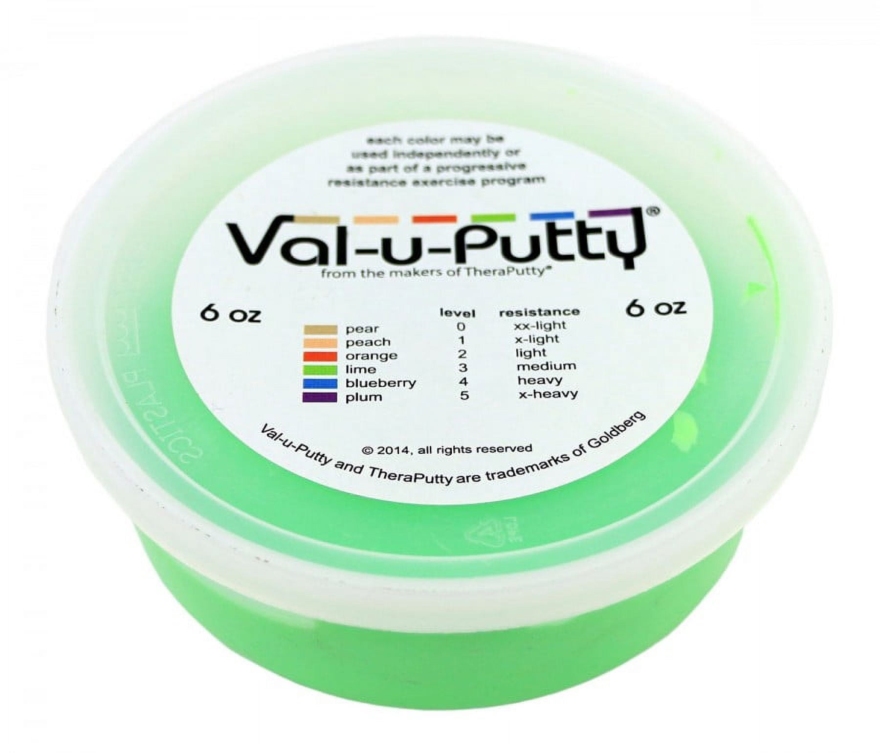 Val-u-Putty Exercise Putty Color: Lime, Size: 6oz - Walmart.com