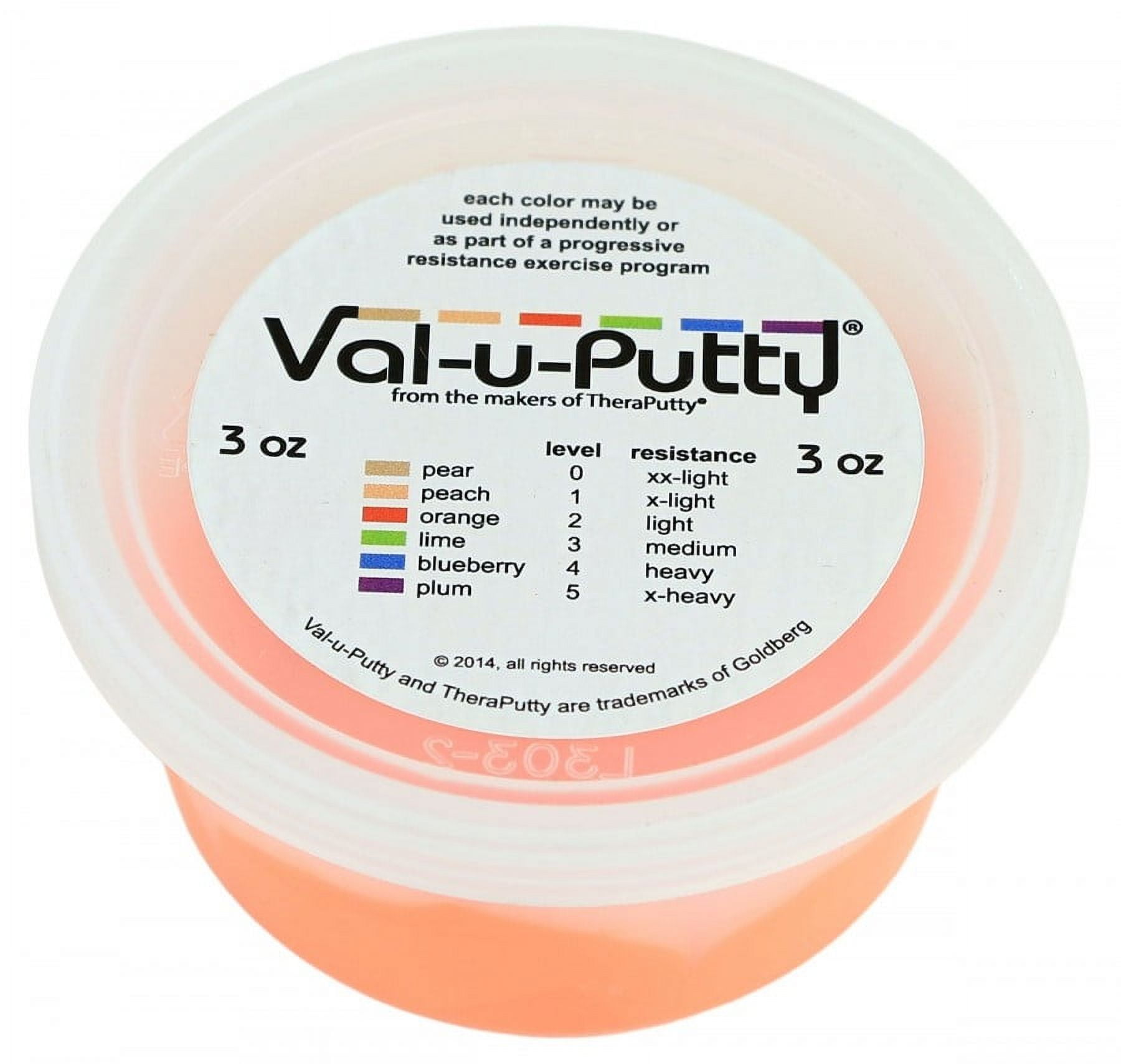 Val-u-Putty Exercise Putty Color: Orange, Size: 3oz - Walmart.com