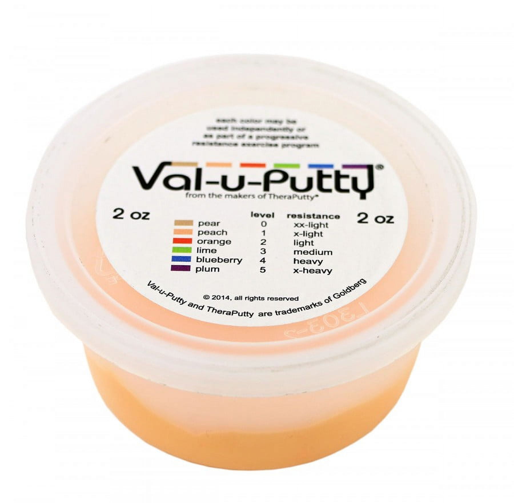 Val-u-Putty Exercise Putty Color: Peach, Size: 2oz HSA/FSA Eligible ...
