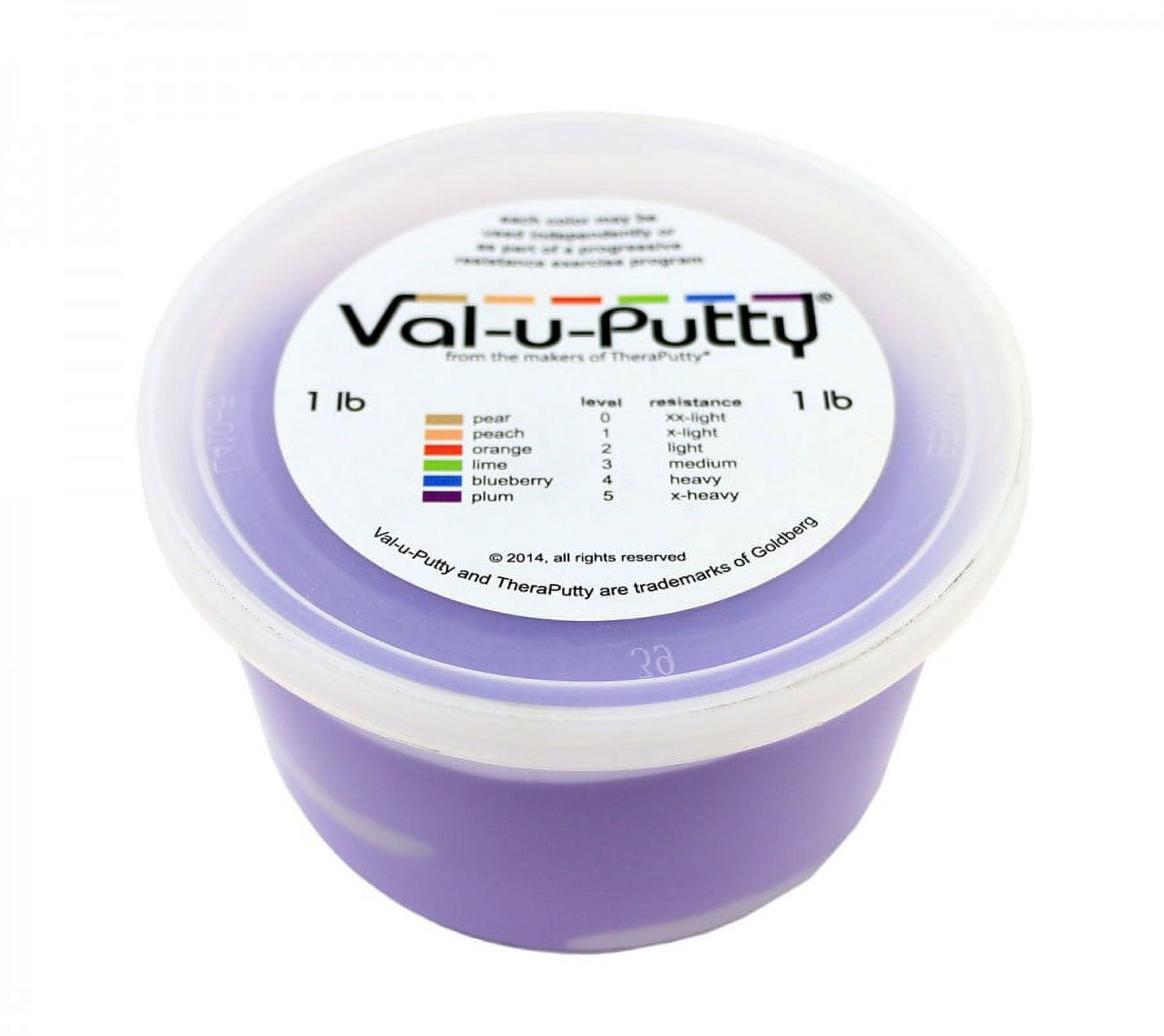 Val-u-Putty Exercise Putty Color: Plum, Size: 1lb - Walmart.com