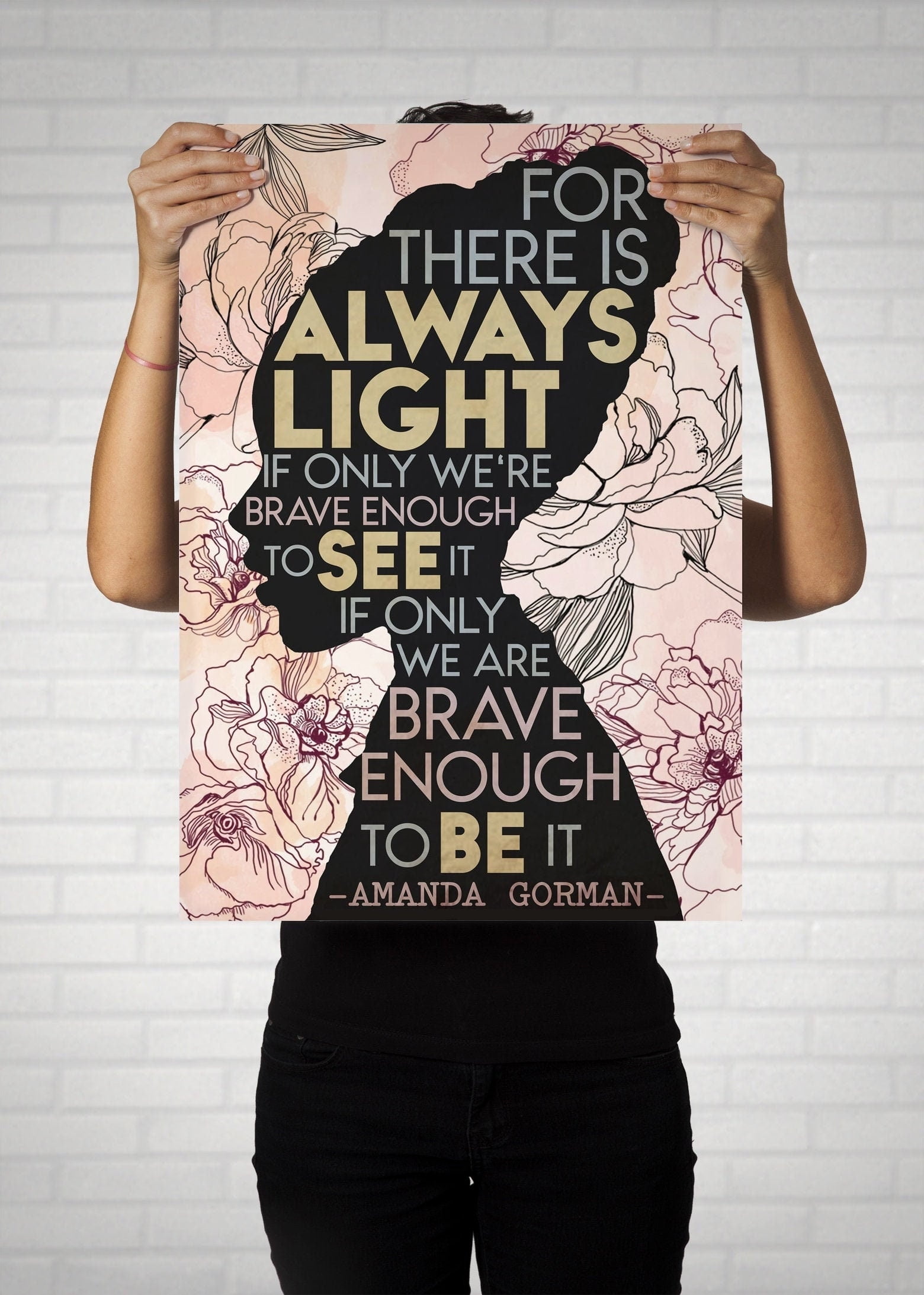 ValCoPo Amanda Gorman Poster, There Is Always Light,Inauguration Poem ...