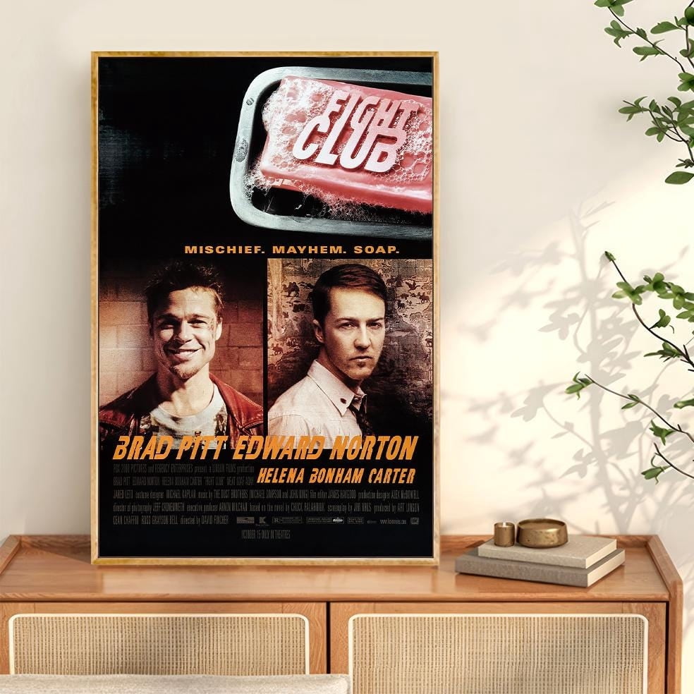 ValCoPo Fight Club Movie Poster,Movie s For Cinema Rooms,Wall Art Decor ...