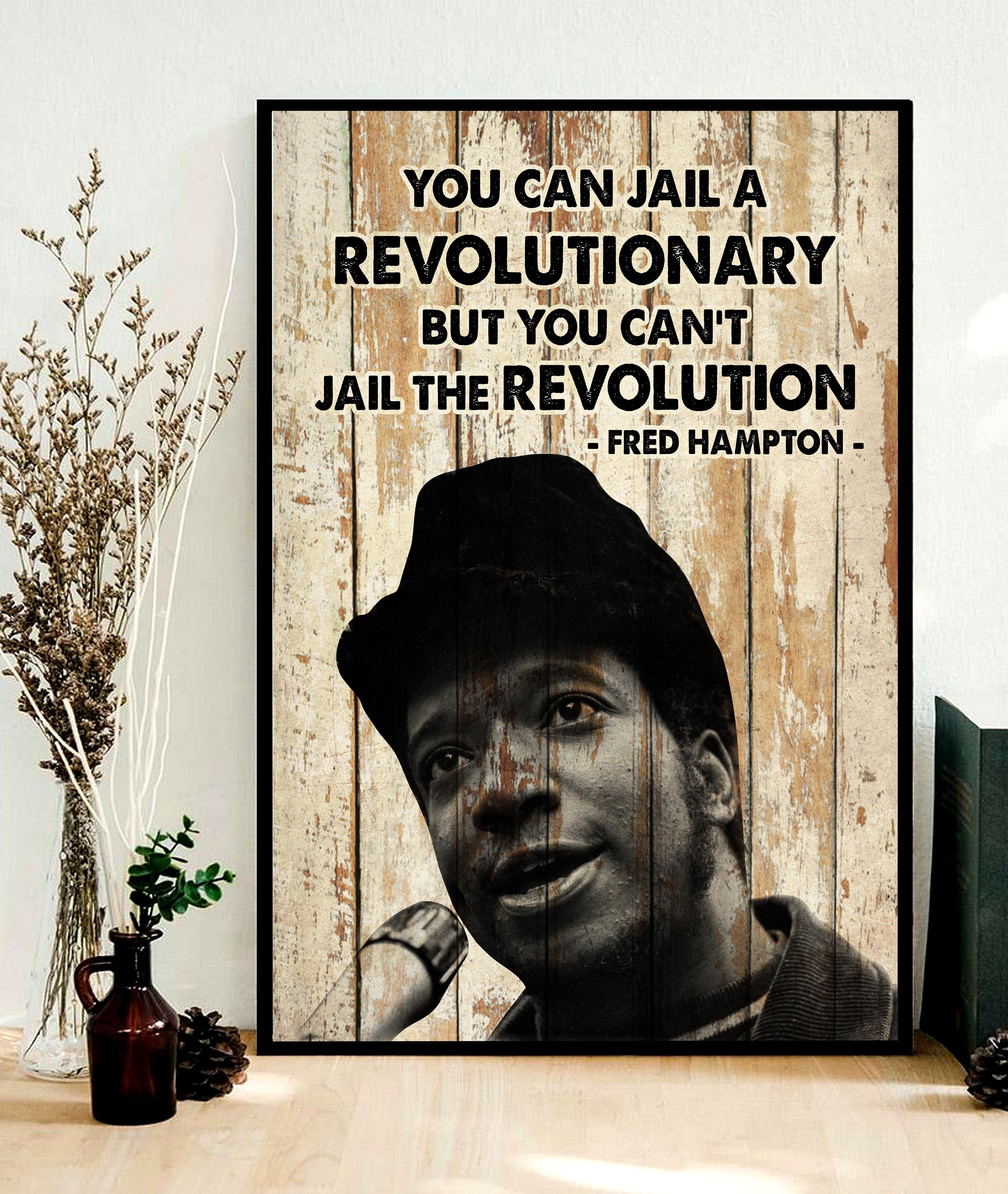 ValCoPo Fred Hampton I Am A Revolutionary Poster, Fred Hampton Vintage ...