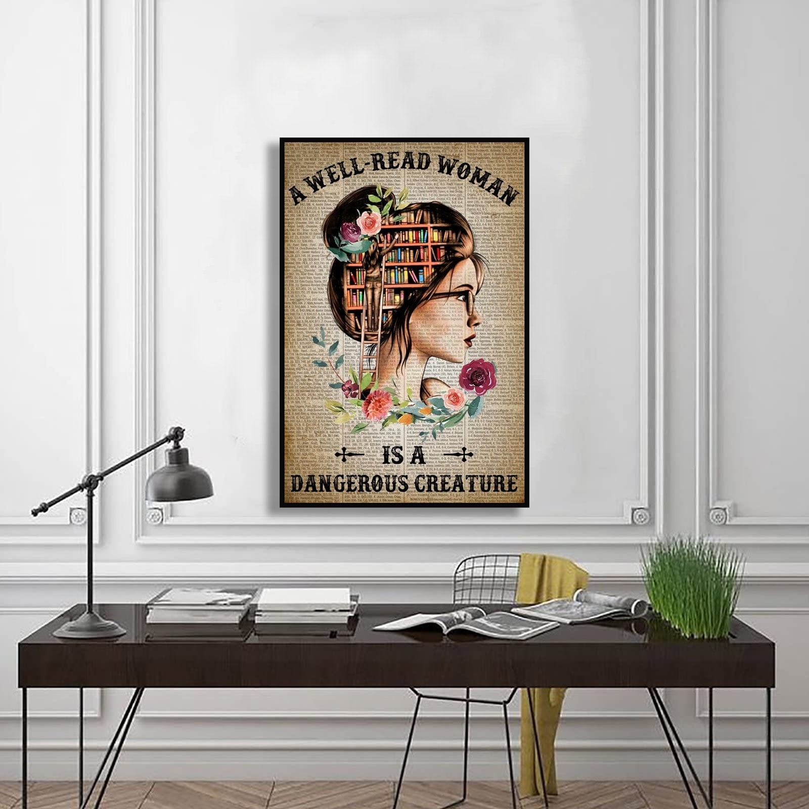 ValCoPo Girl Reading - A Well Read Woman, Is A Dangerous Creature ...