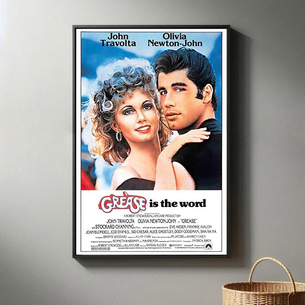 ValCoPo Grease Movie Poster | High Quality Canvas Print I 2024 Movie ...