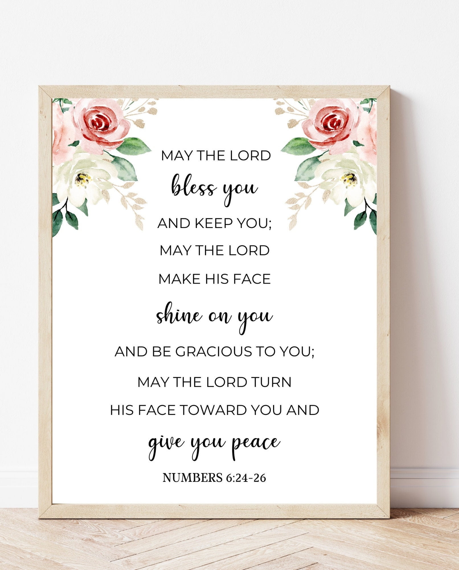ValCoPo May the Lord bless you and keep you nursery Numbers 6:24-26 ...