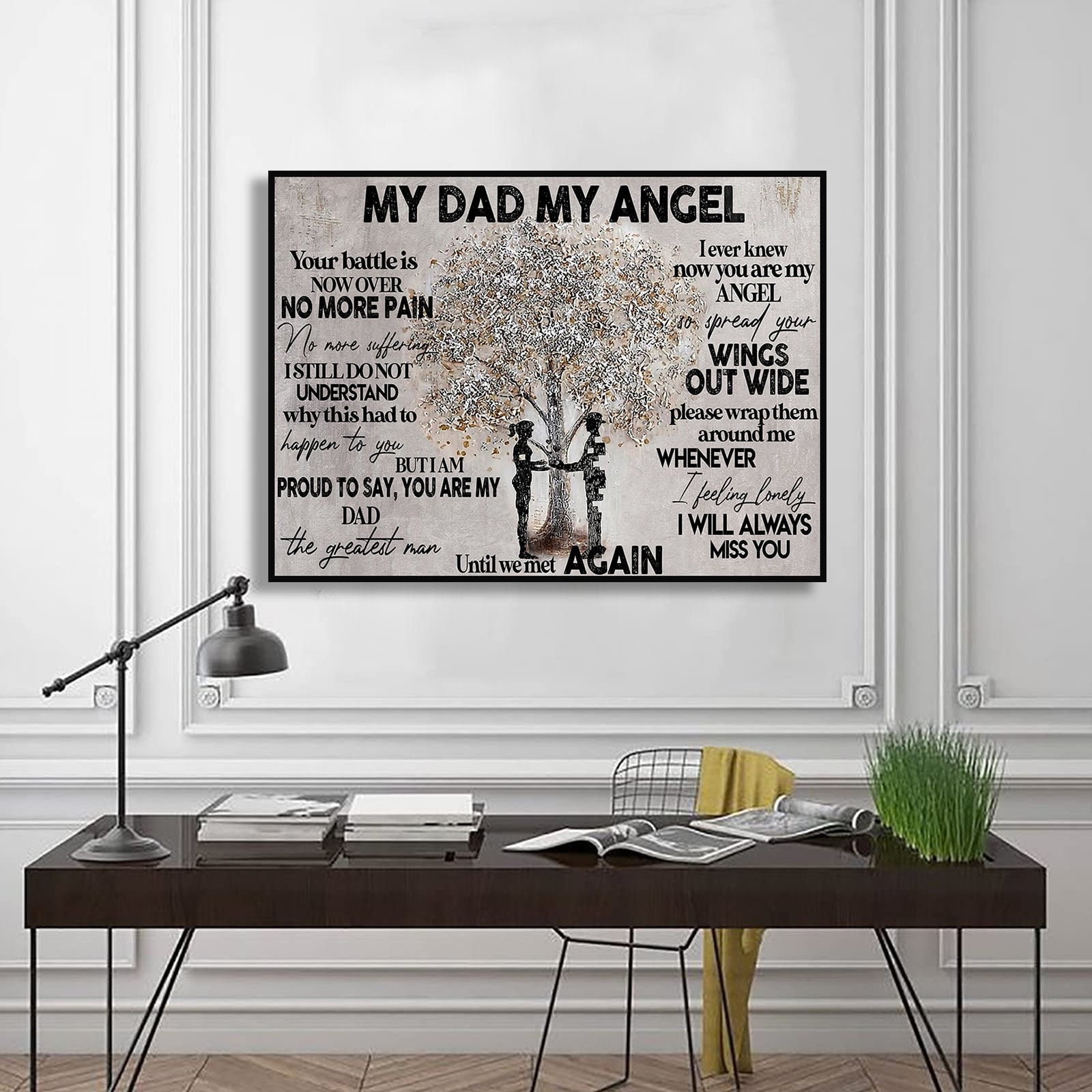 ValCoPo My Dad, My Angel, Your Battle Is Now Over Poster, Poster Art ...