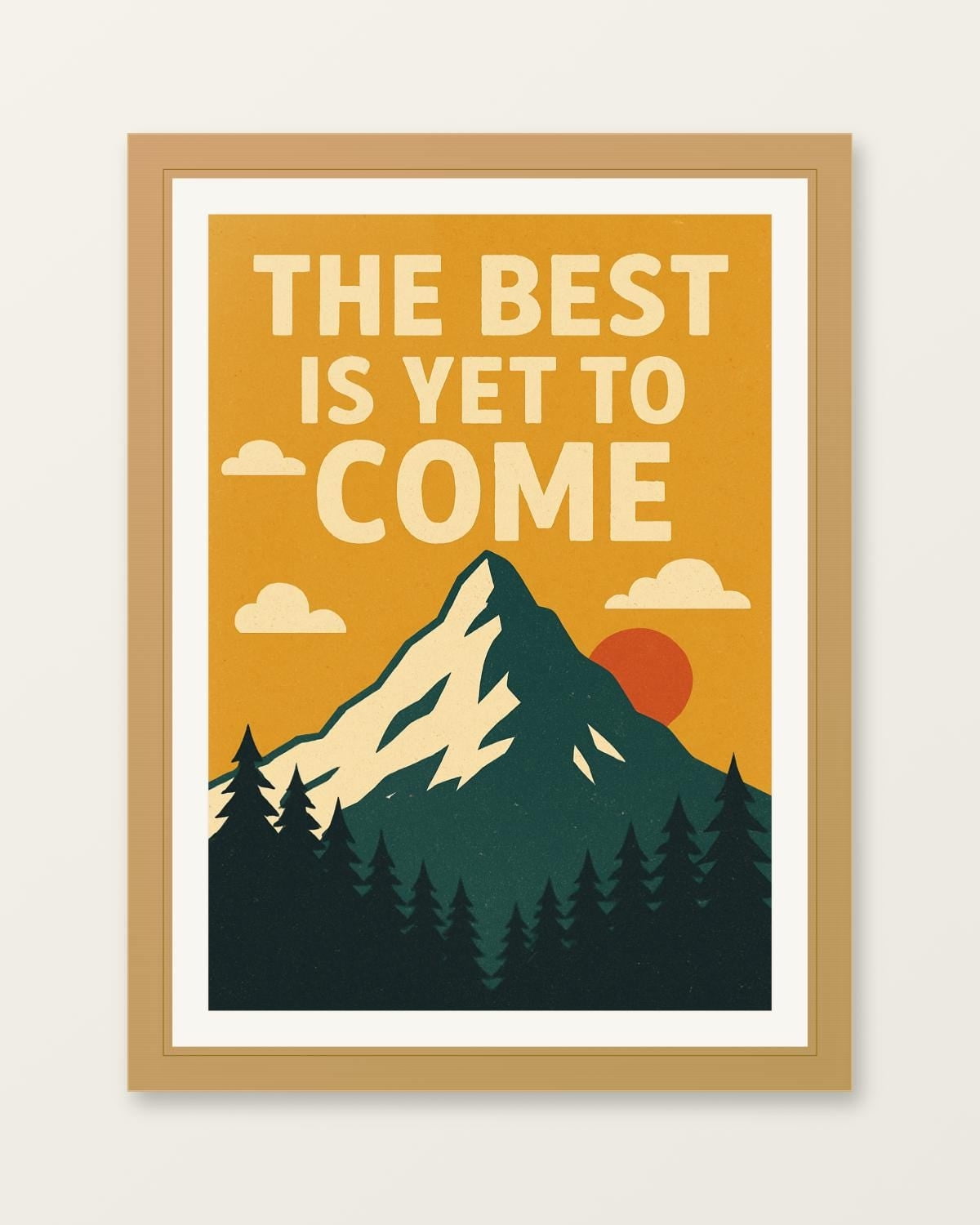 ValCoPo The Best is Yet to Come Poster, Motivational Print, Fashion ...