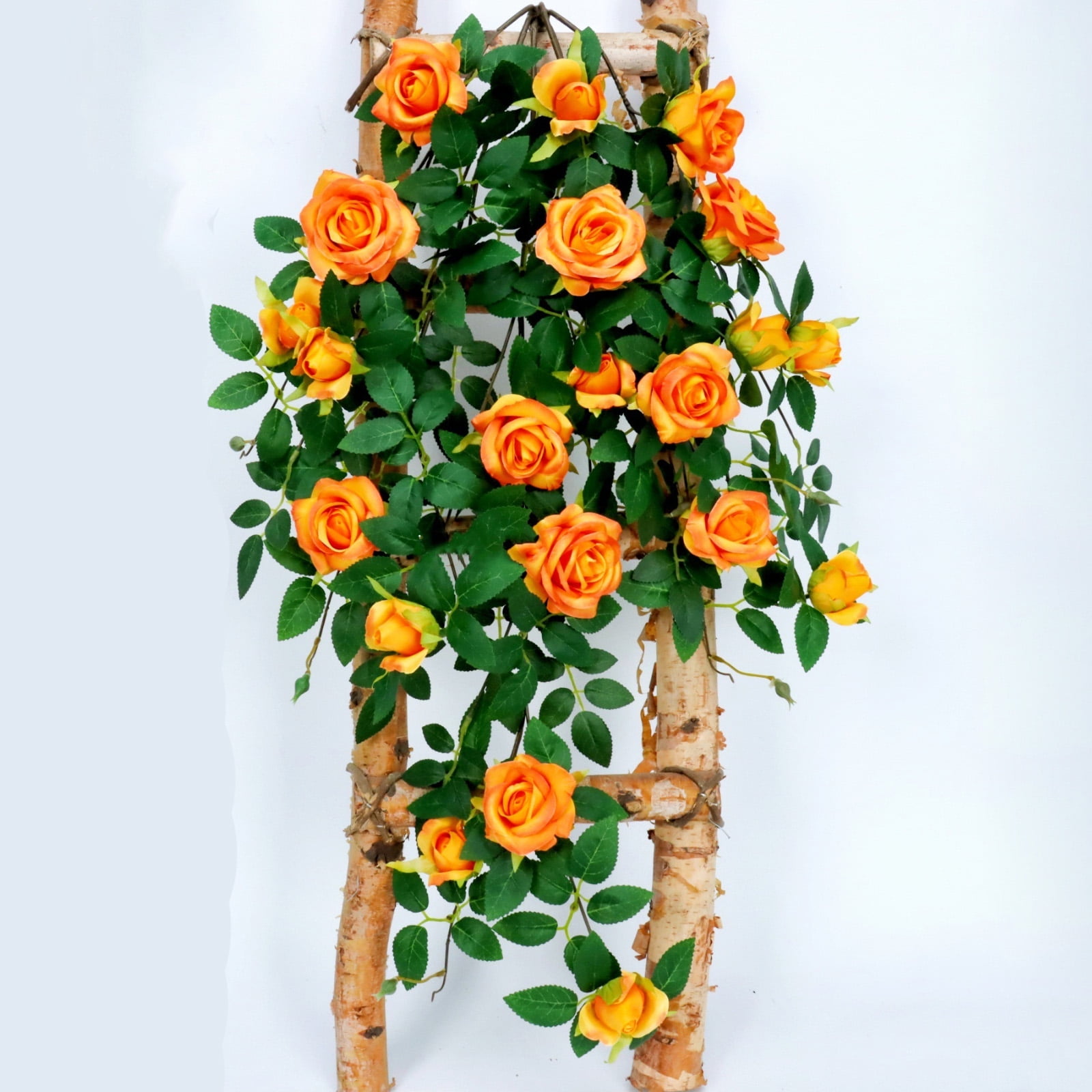 ValHome 3FT Lifelike Rose Vine Garland – Artificial Spring Flower ...