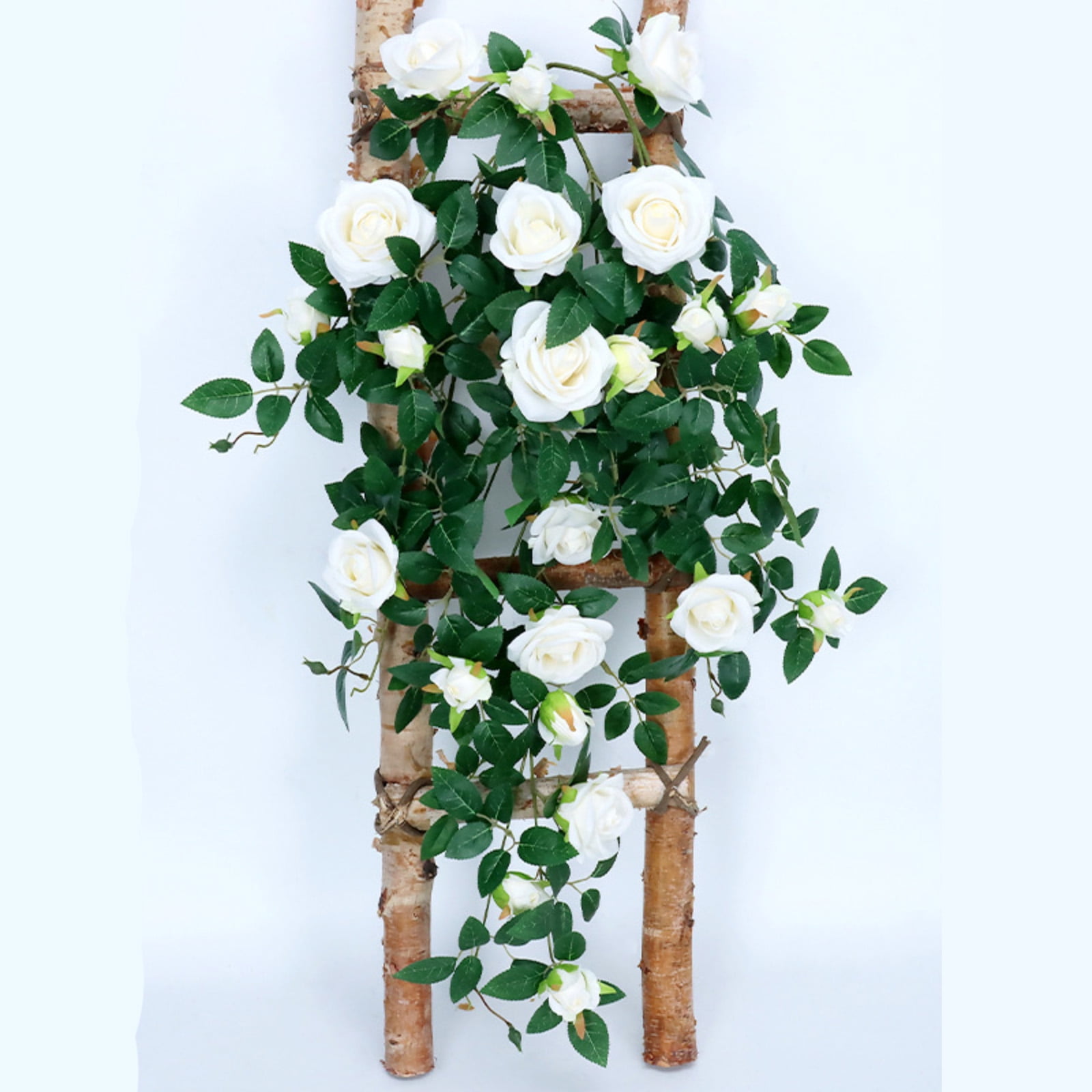 ValHome 3FT Lifelike Rose Vine Garland – Artificial Spring Flower ...