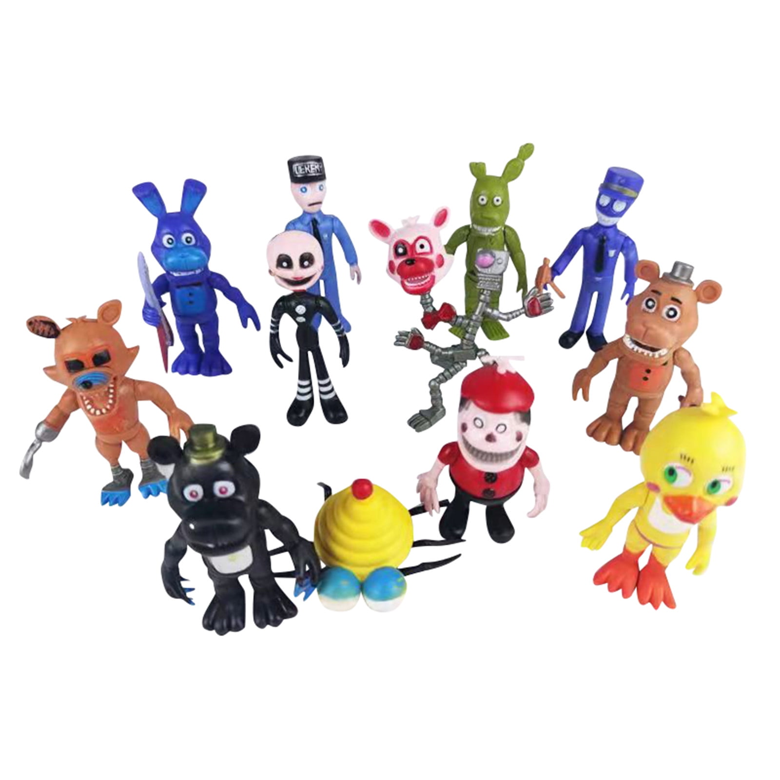 ERETOY 6" Fnaf Action Figures - 12PCS Fnaf Action Figures with Light ...