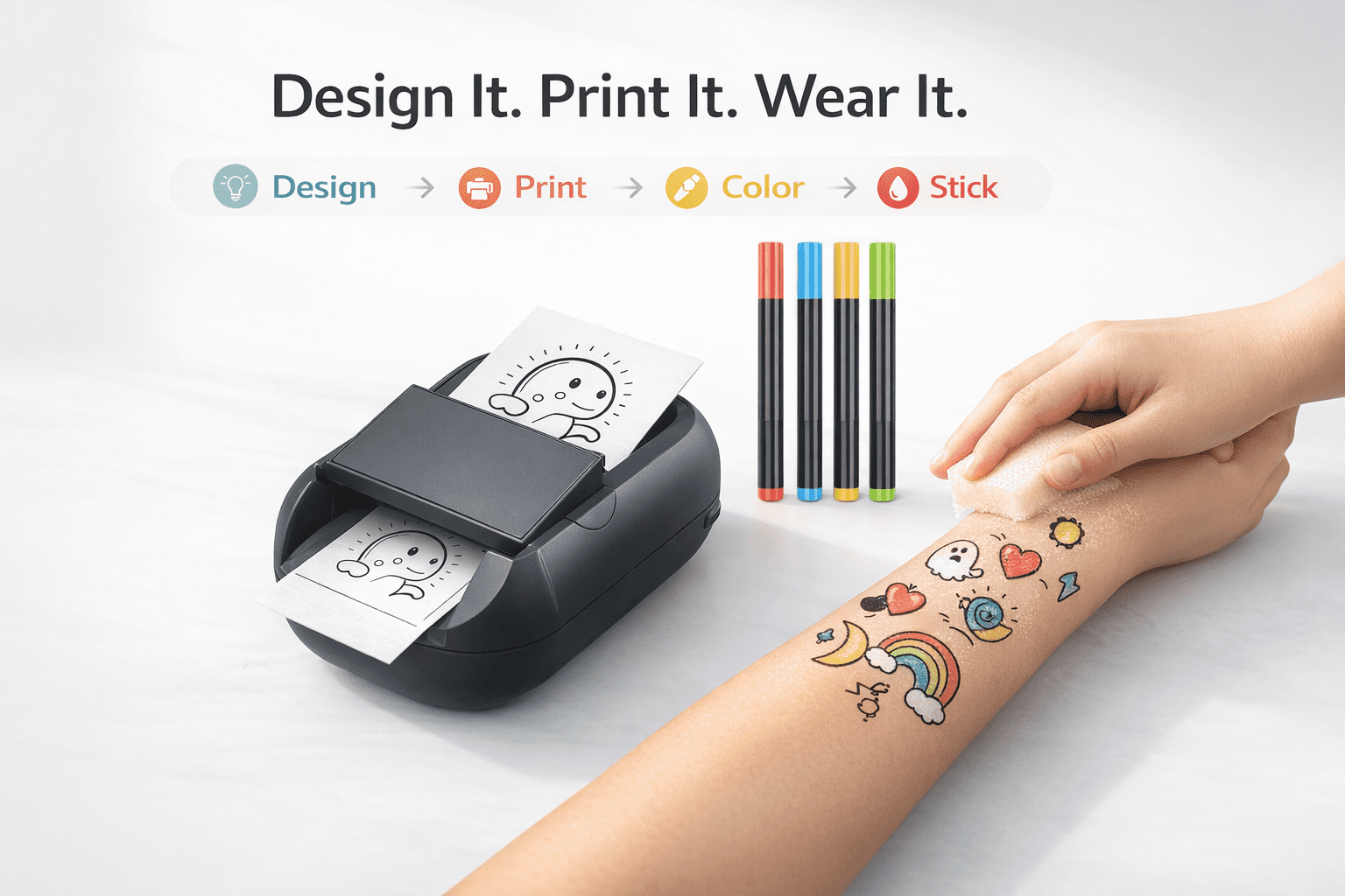 ValHome Body Art Maker Custom Temporary Skin Art Design Maker - 4.7 ...