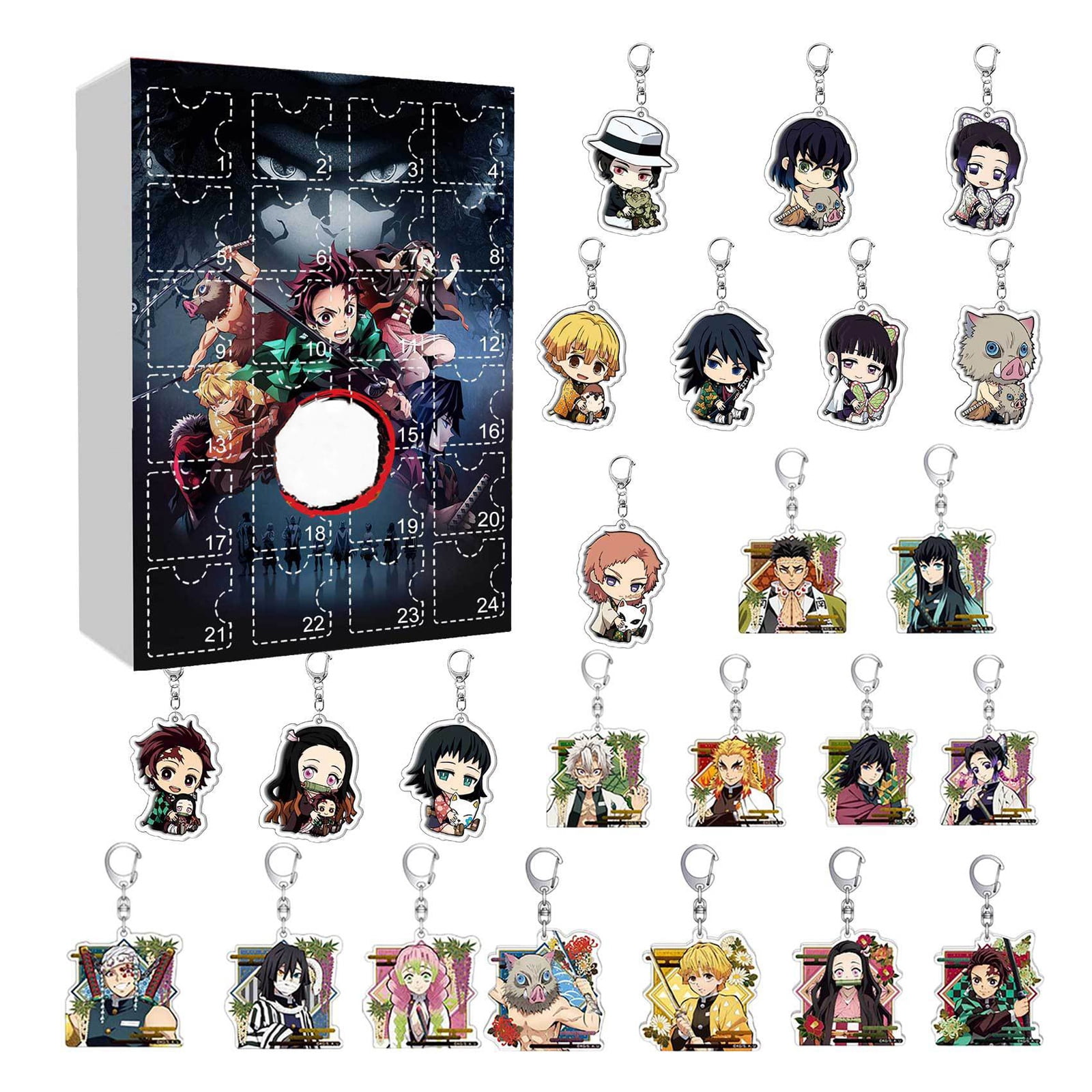 ValHome Demon Slayer Advent Calendar 2025 – 24-Day Christmas Countdown ...