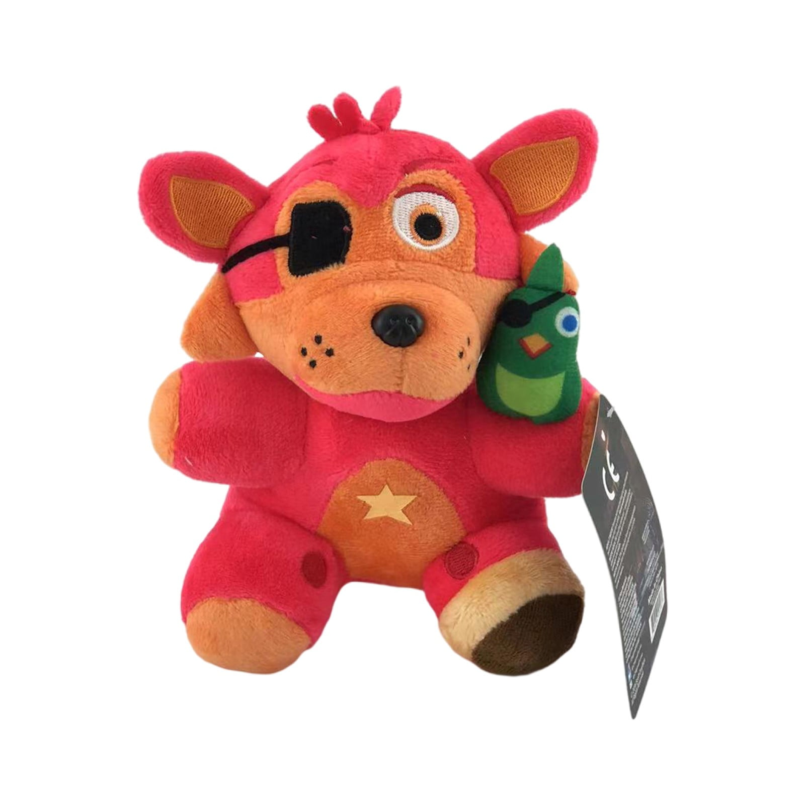 ERETOY FNAF Five Nights at Freddy's Toys - 7.08" Foxy with Parrot Plush ...