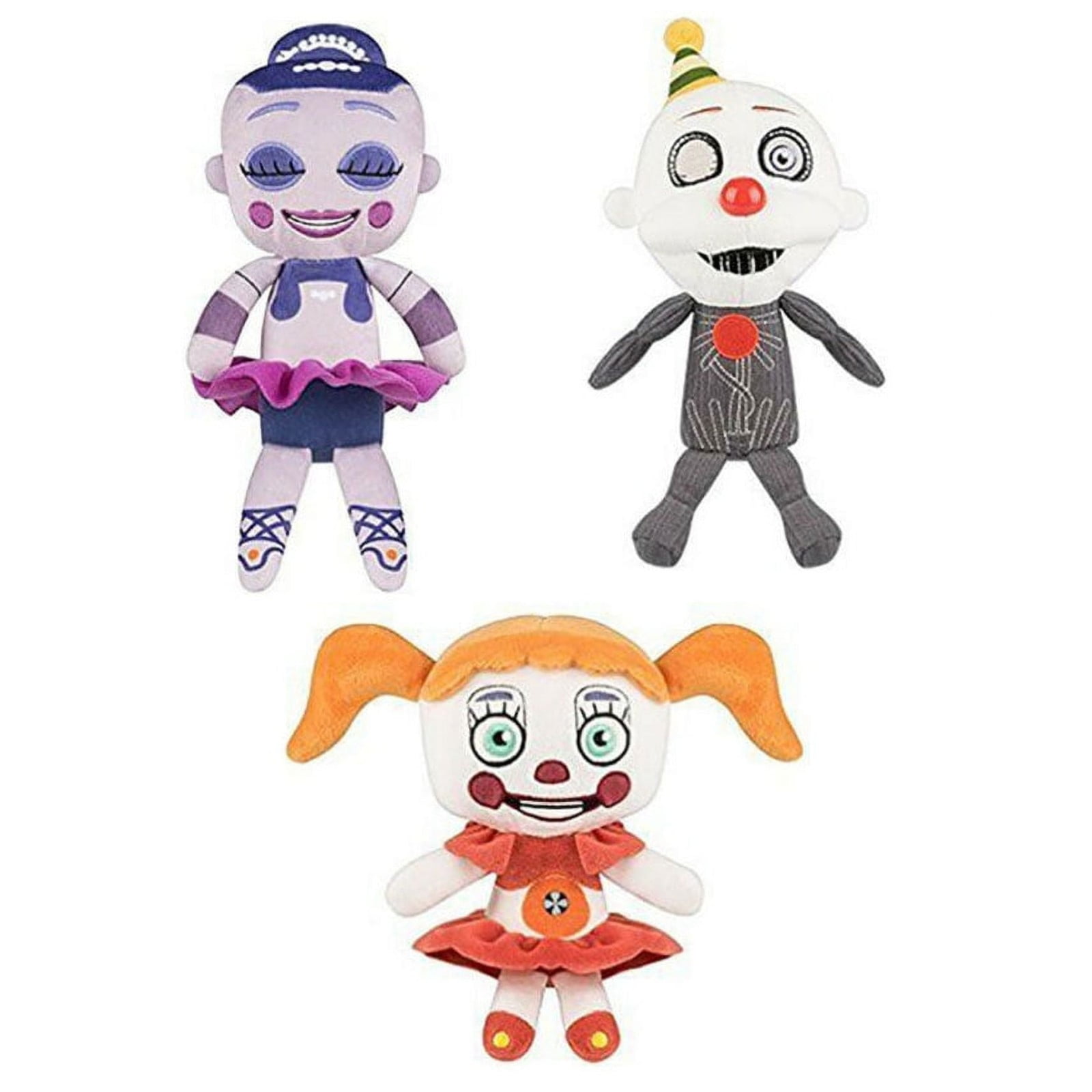 ERETOY FNAF Five Nights at Freddy's Toys - 8.66" 3PCS Ballora Ennard ...