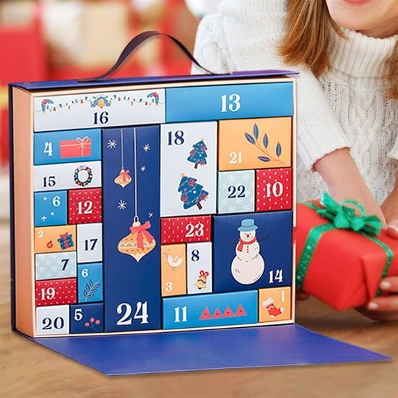 ValHome Natural Crystal Advent Calendar 2025 - 24-Day Christmas ...