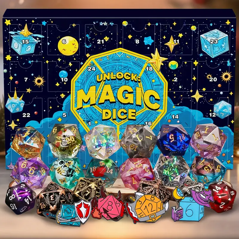 ValHome School of Divination Dice Advent Calendar 2025 - 24-Day DnD ...
