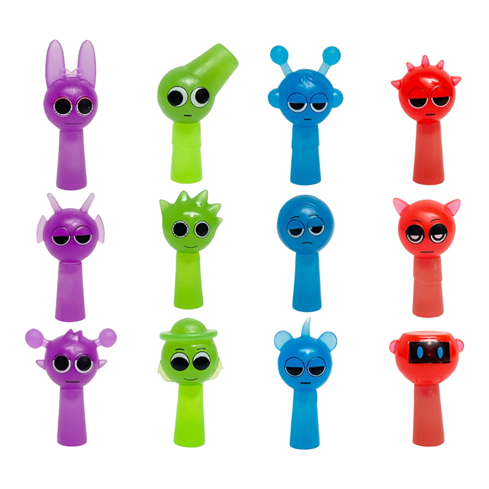 ERETOY Sprunki Figures Toys - 12PCS Sprunki Characters Sky Lime Garnold ...