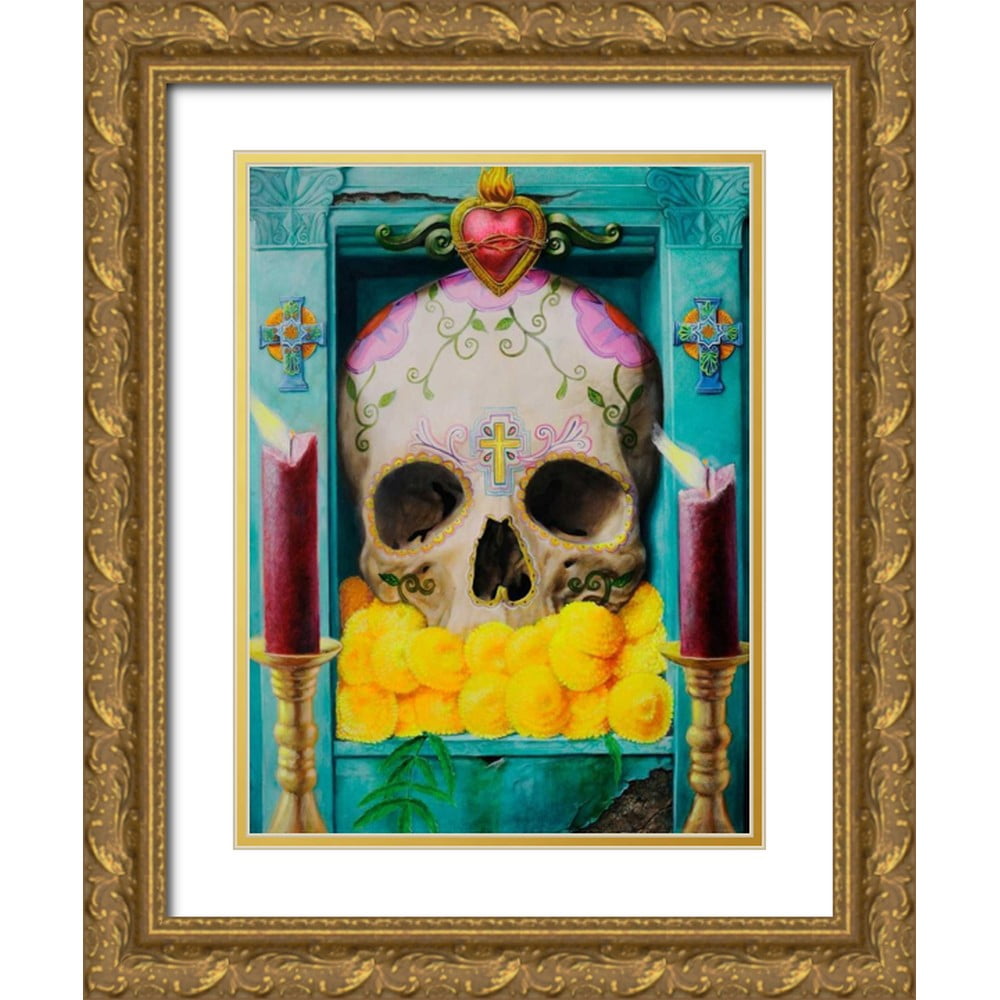 Valadez, Robert 19x24 Gold Ornate Wood Framed with Double Matting ...