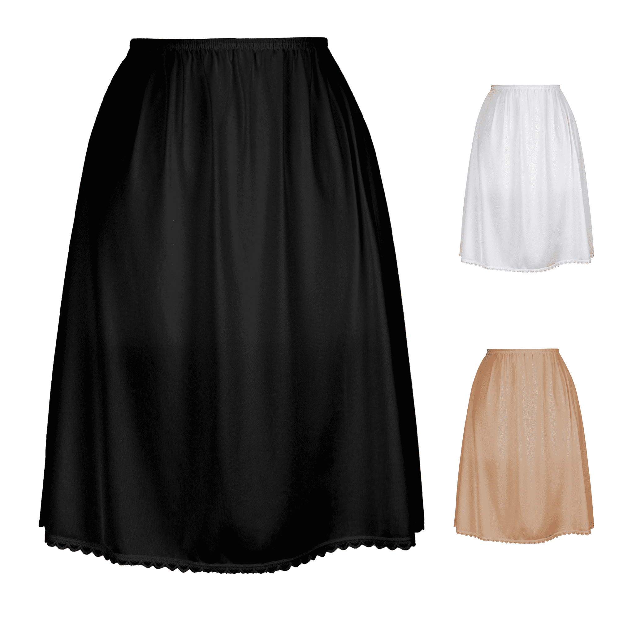 Valair Classic Short and Long Half Slip Skirt for Ladies and Girls ...