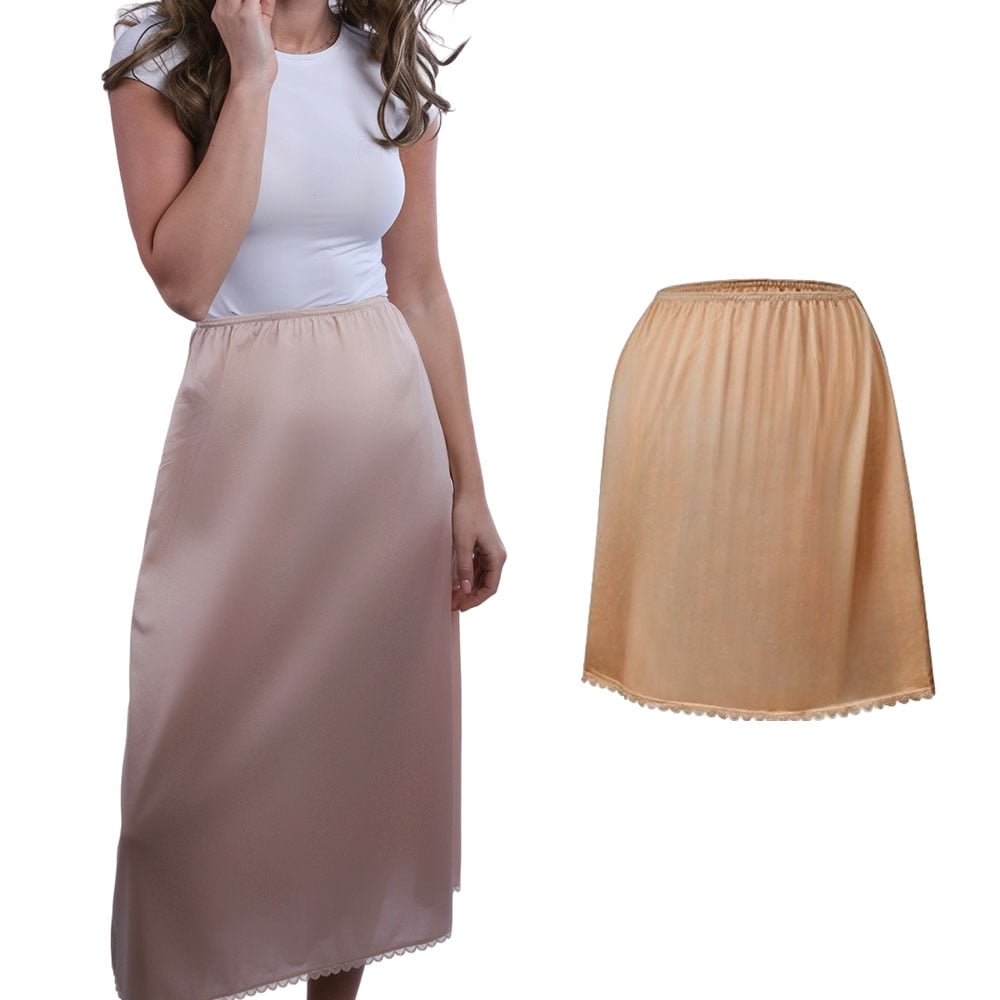 Valair Classic Short and Long Half Slip Skirt for Ladies and Girls ...
