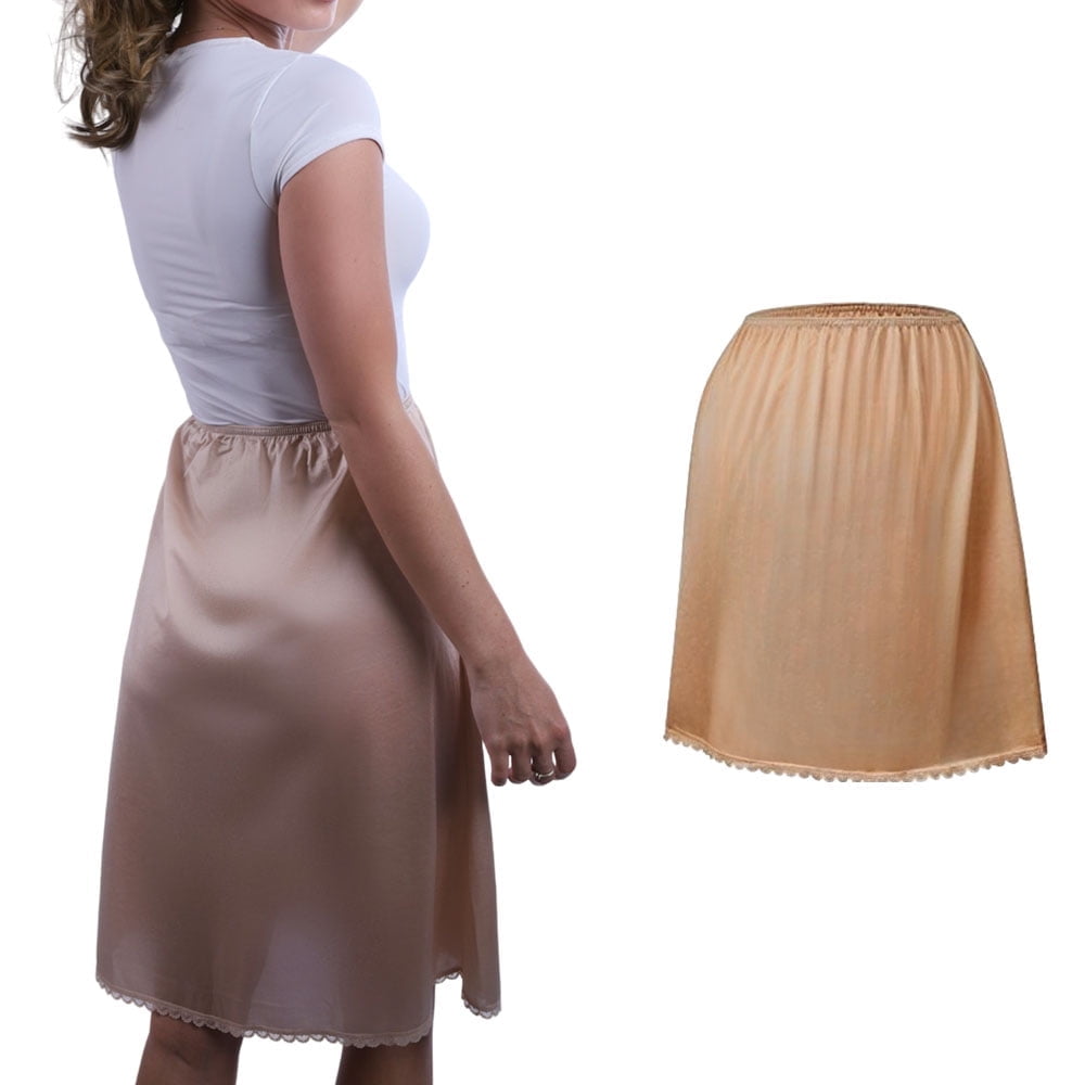Valair Classic Short and Long Half Slip Skirt for Ladies and Girls ...