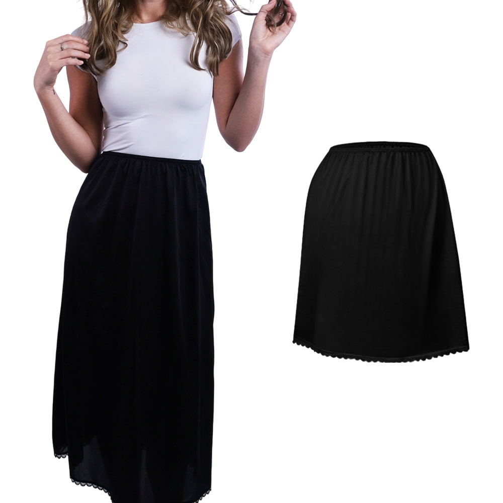Valair Classic Short and Long Half Slip Skirt for Ladies and Girls ...