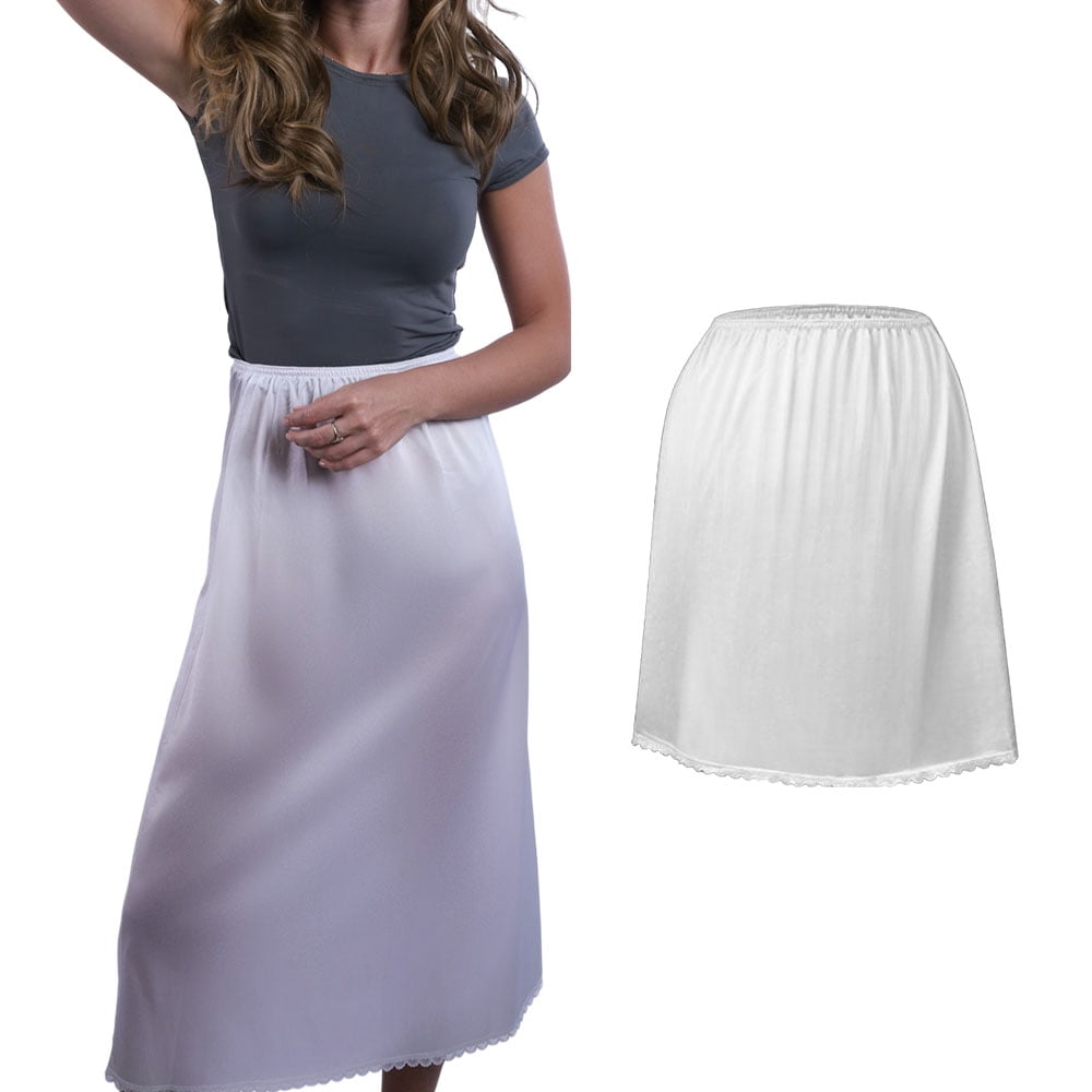 Valair Classic Short and Long Half Slip Skirt for Ladies and Girls ...