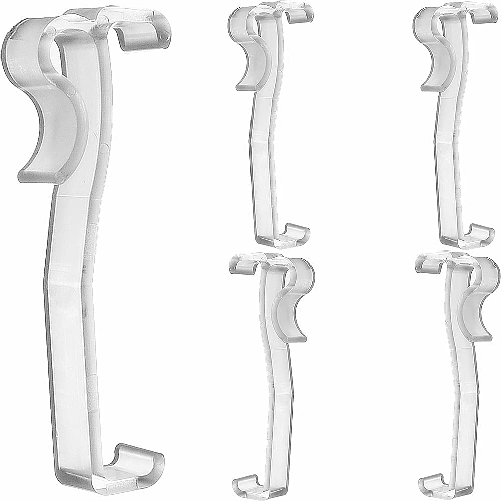 Valance Clips 2 1 2 Window Blinds Hidden Clip Clear Plastic For