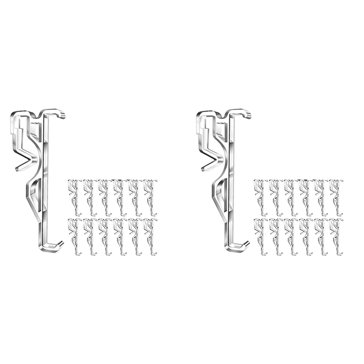 Valance Clips, Clear Plastic Clips for Blinds, Hidden Window Blind ...